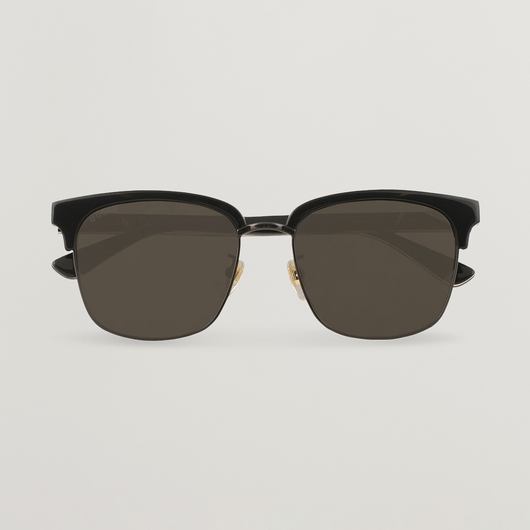 Gucci GG0382S Sunglasses Black/Grey - CareOfCarl.dk