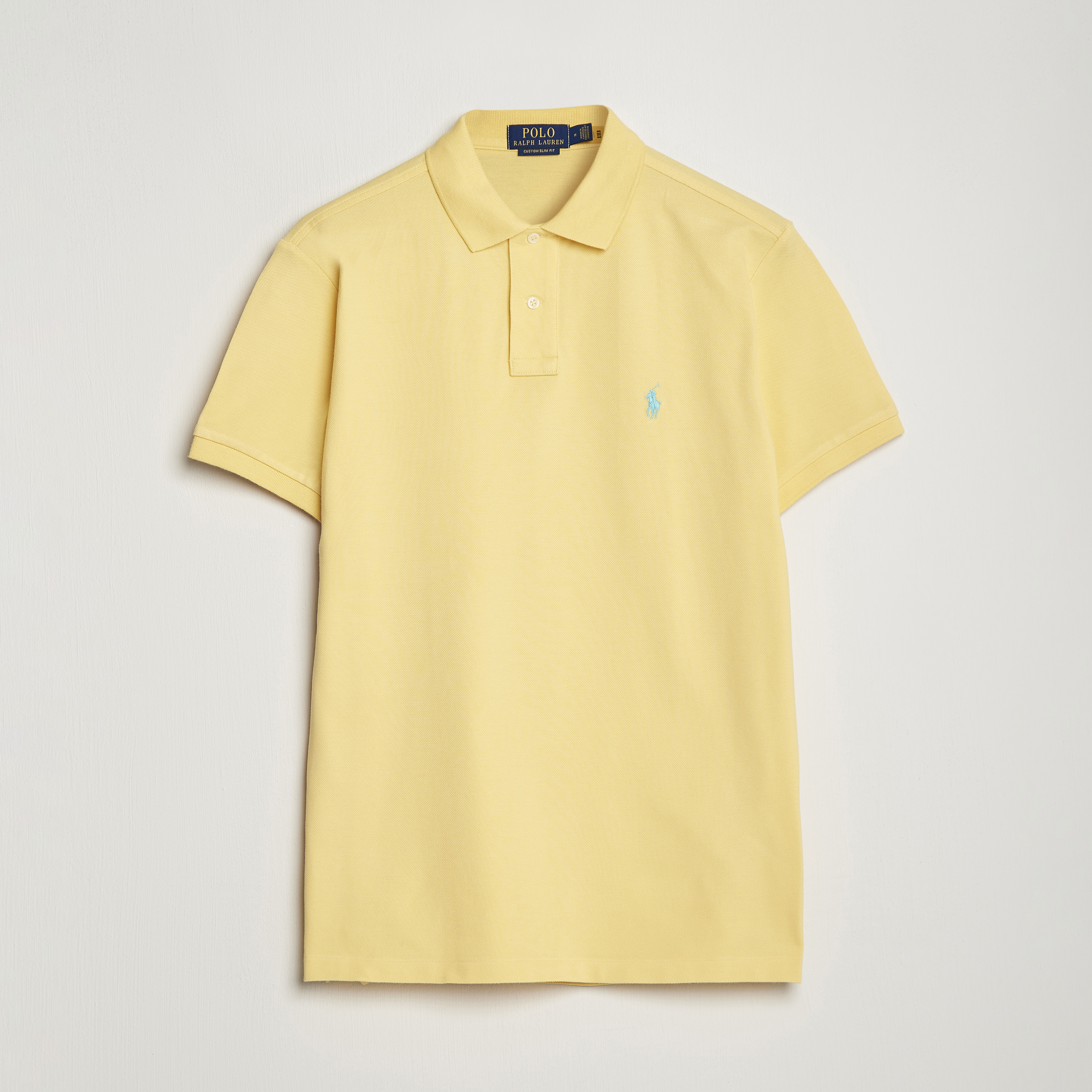 Polo Ralph Lauren Custom Slim Fit Polo Corn Yellow - CareOfCarl.dk