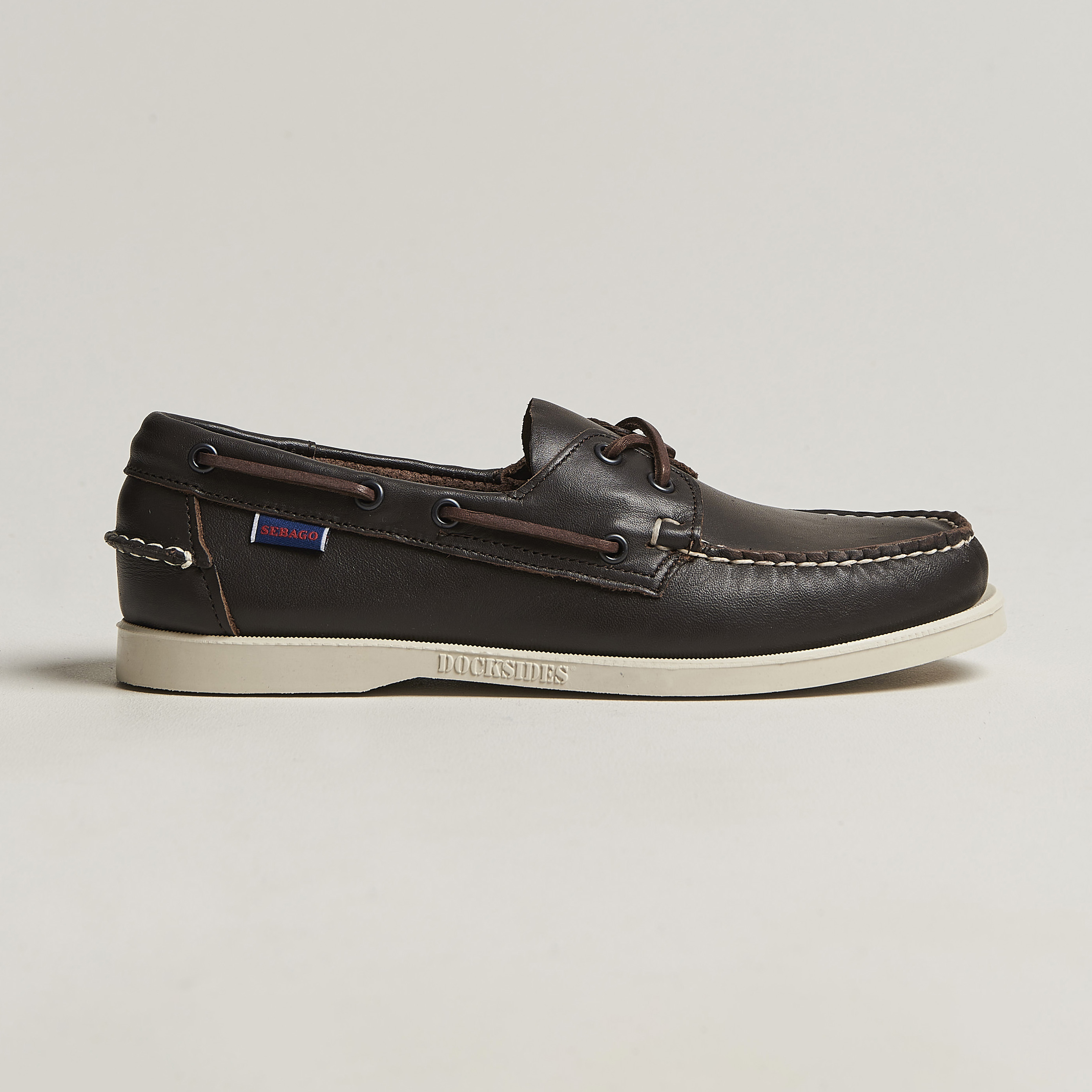 Sebago Dockside Boat Shoe Dark Brown - CareOfCarl.dk