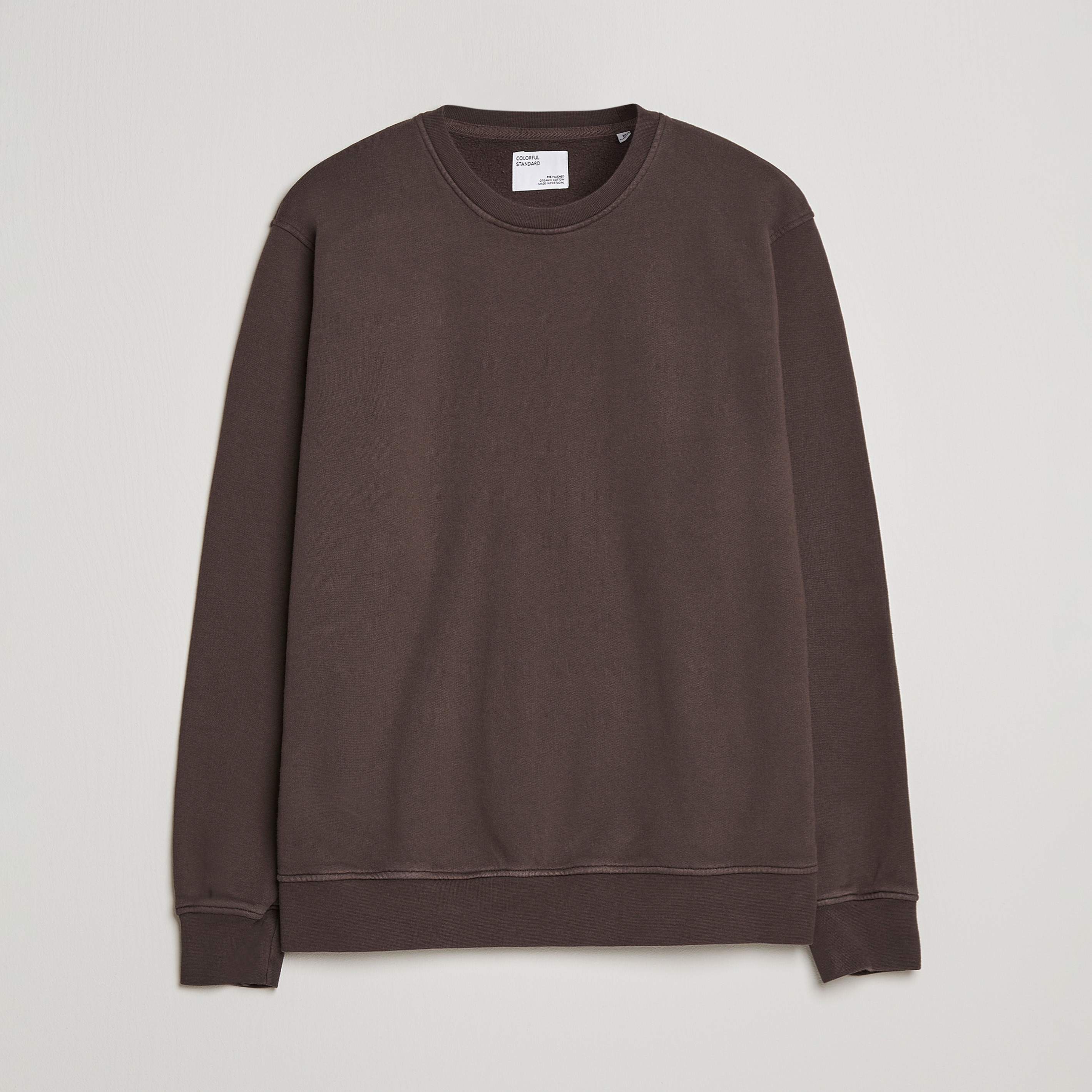 Colorful Standard Classic Organic Crew Neck Sweat Coffee Brown - CareOfCarl