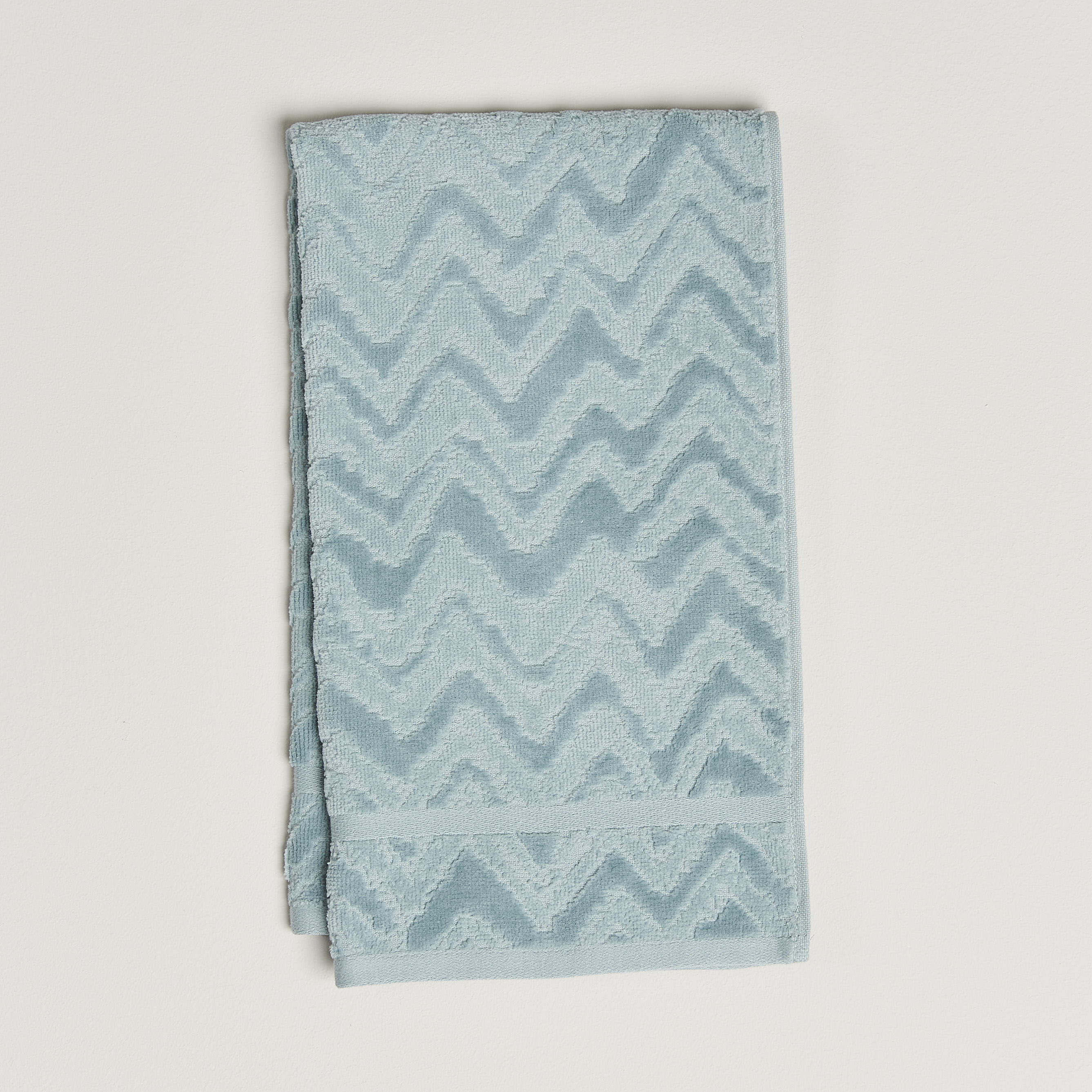 Missoni Home Rex Hand Towel 40x70cm Light Blue - CareOfCarl.dk