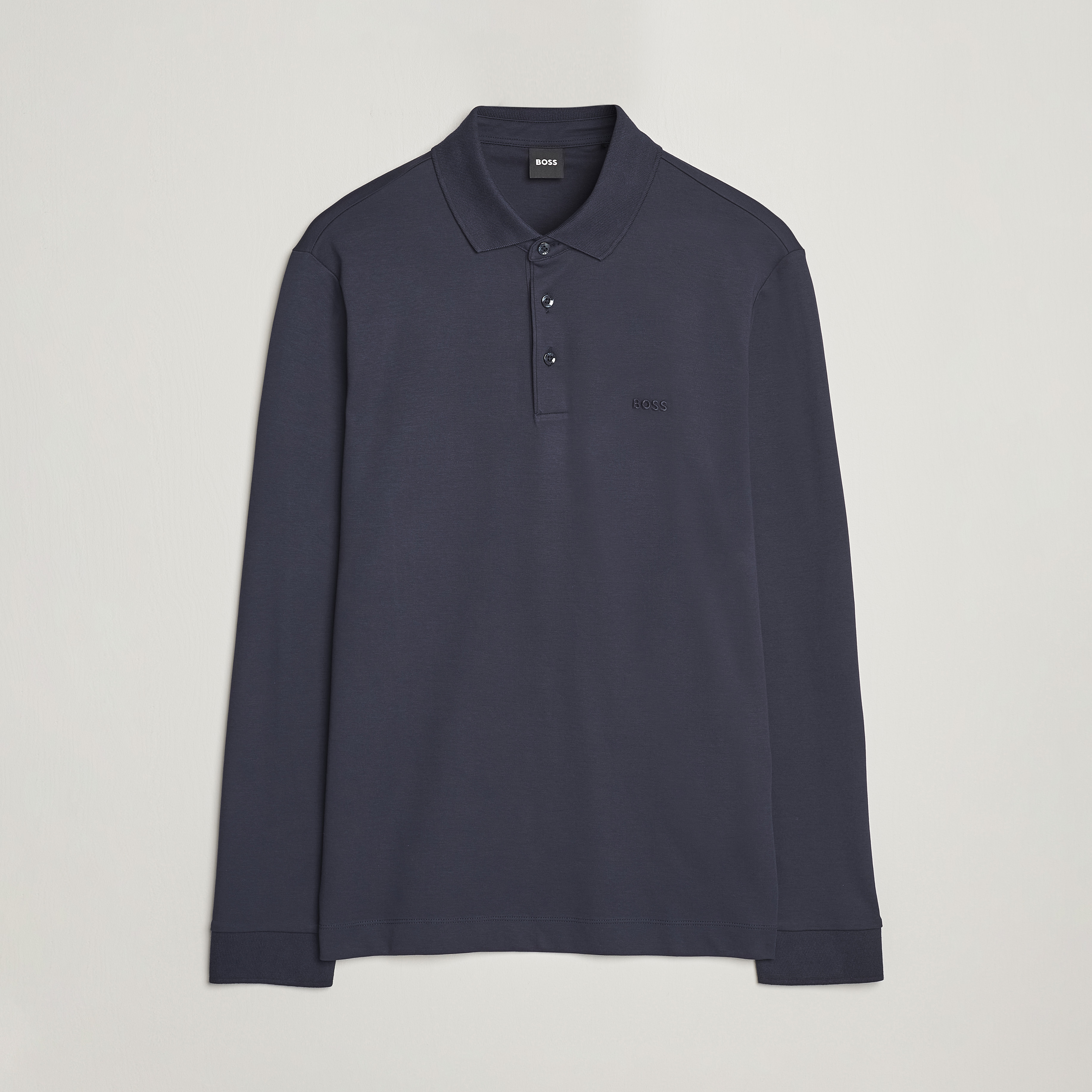 Pado Knitted Polo Shirt Dark Blue - CareOfCarl.dk