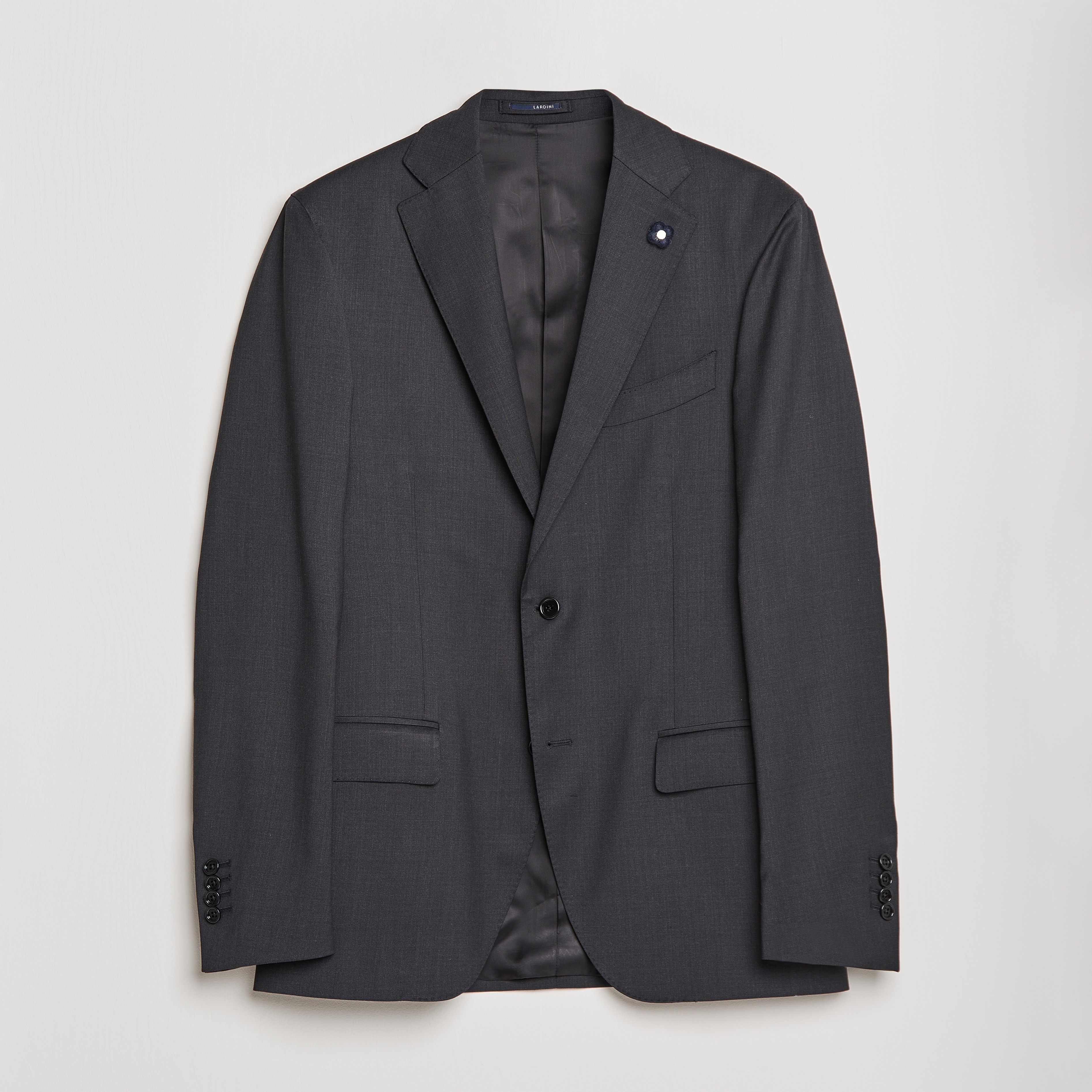 Lardini Two Button Wool Blazer Grey - CareOfCarl.dk