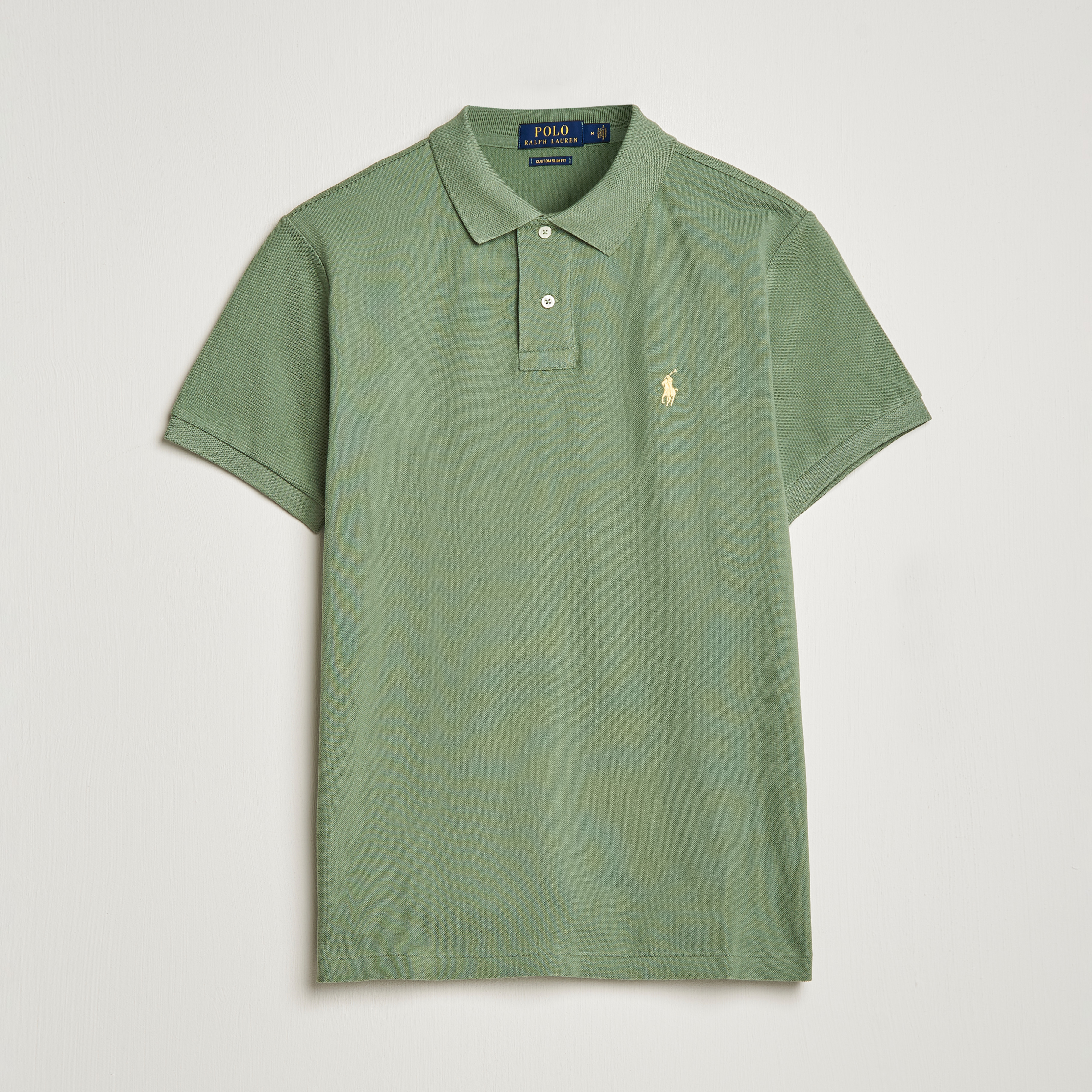 Polo Ralph Lauren Custom Slim Fit Polo Cargo Green - CareOfCarl.dk