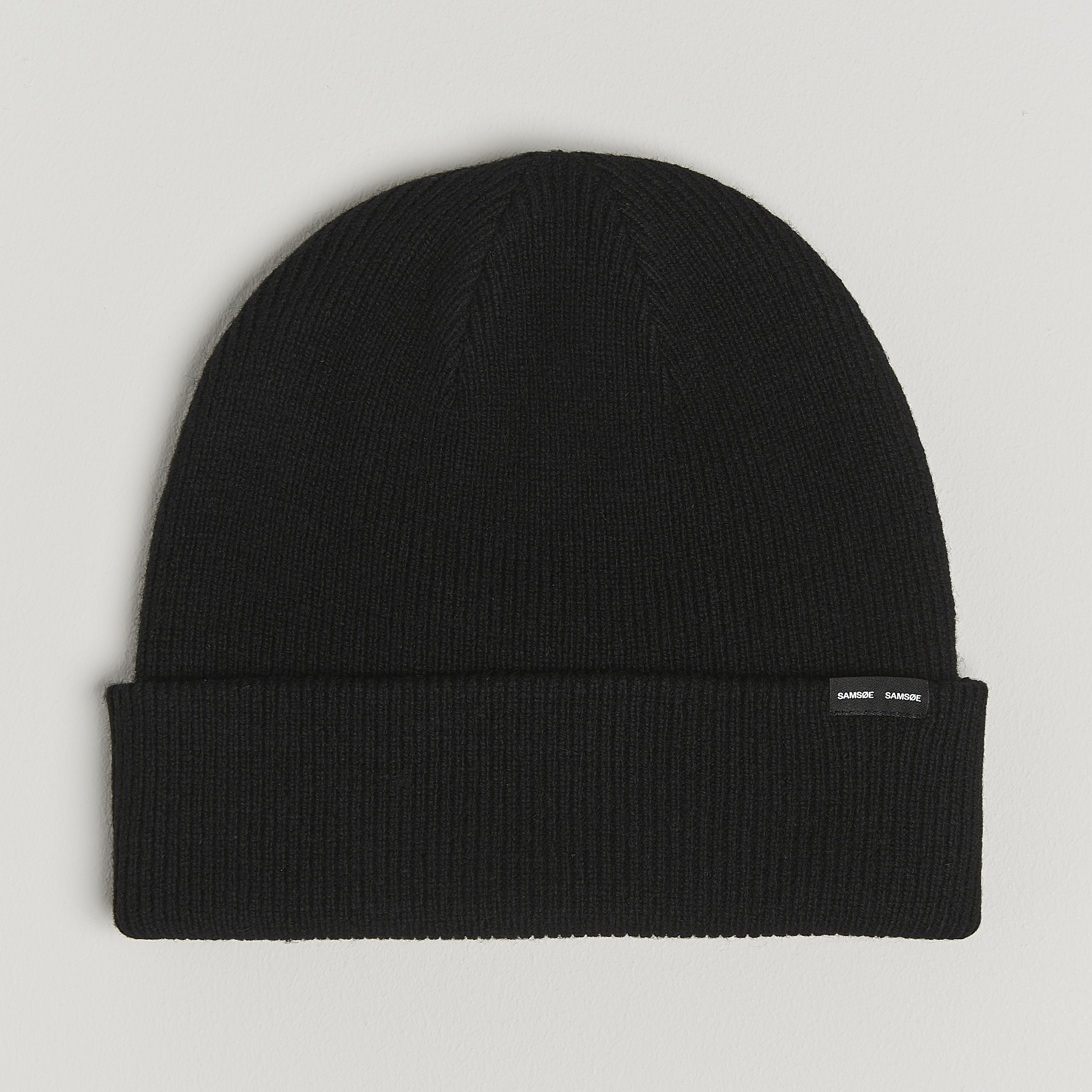 Samsøe Samsøe The Wool Beanie Black - CareOfCarl.dk