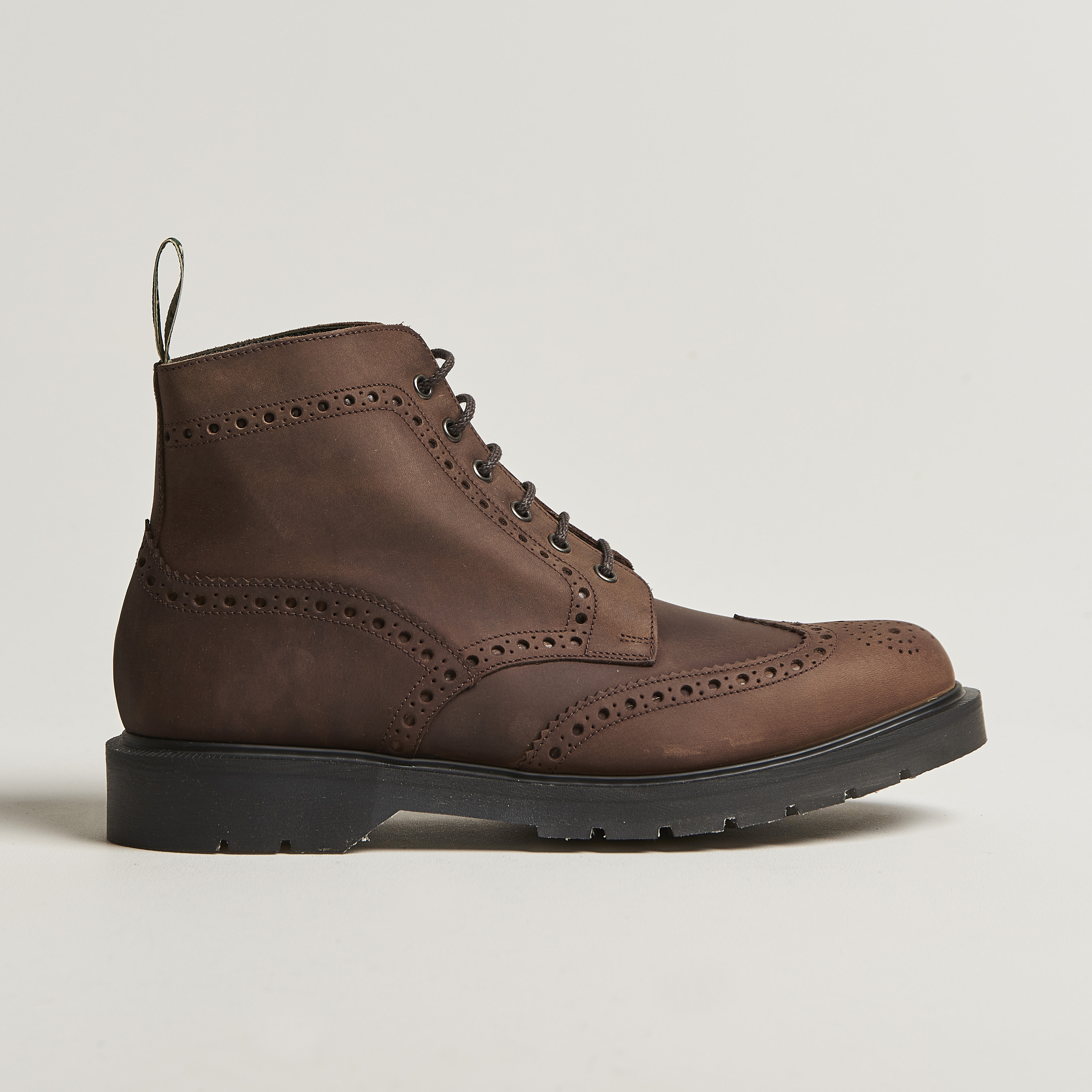 Design Loake Gage Heat Sealed Brogue Boot Brown - CareOfCarl.dk