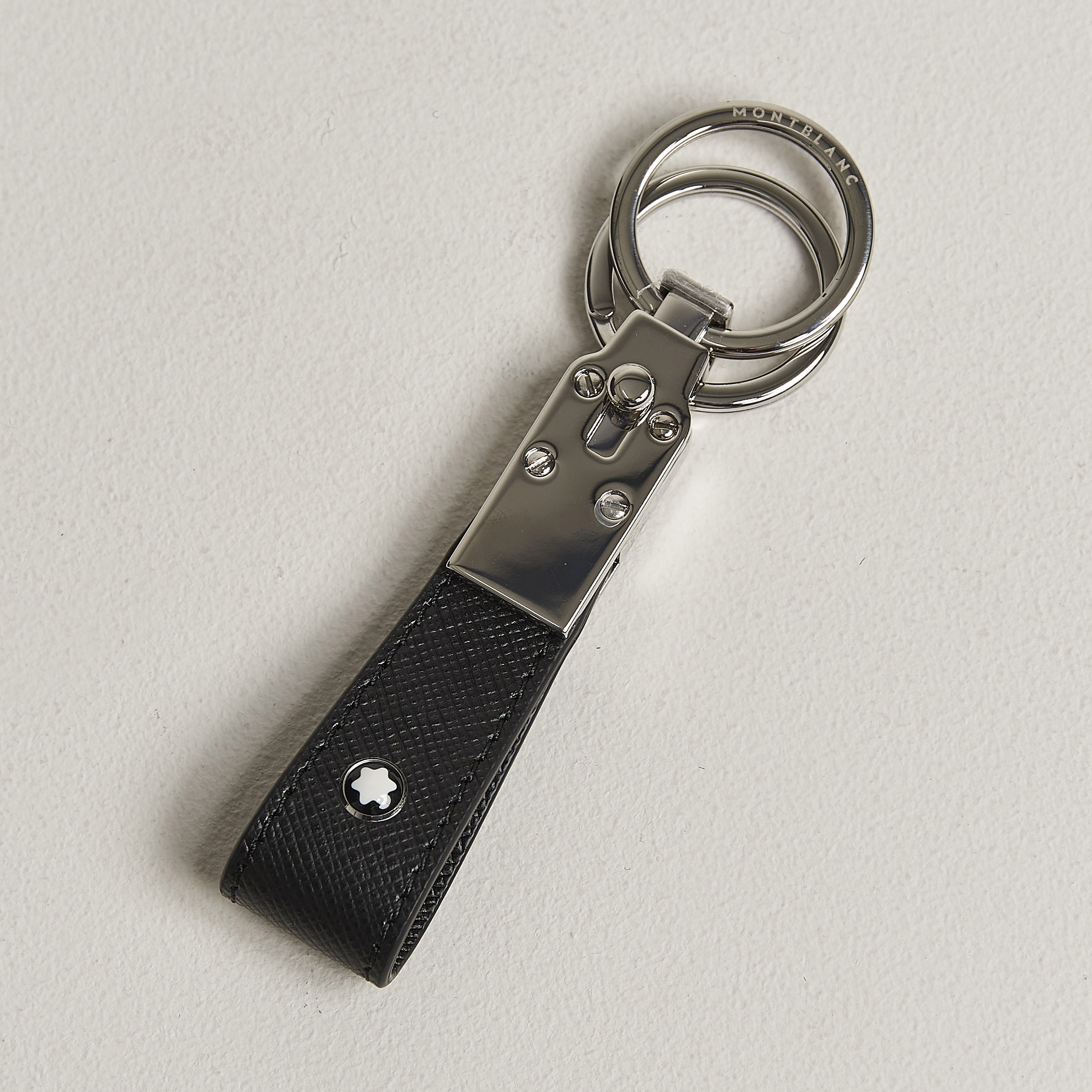 Montblanc Sartorial Loop Key Fob Black - CareOfCarl.dk