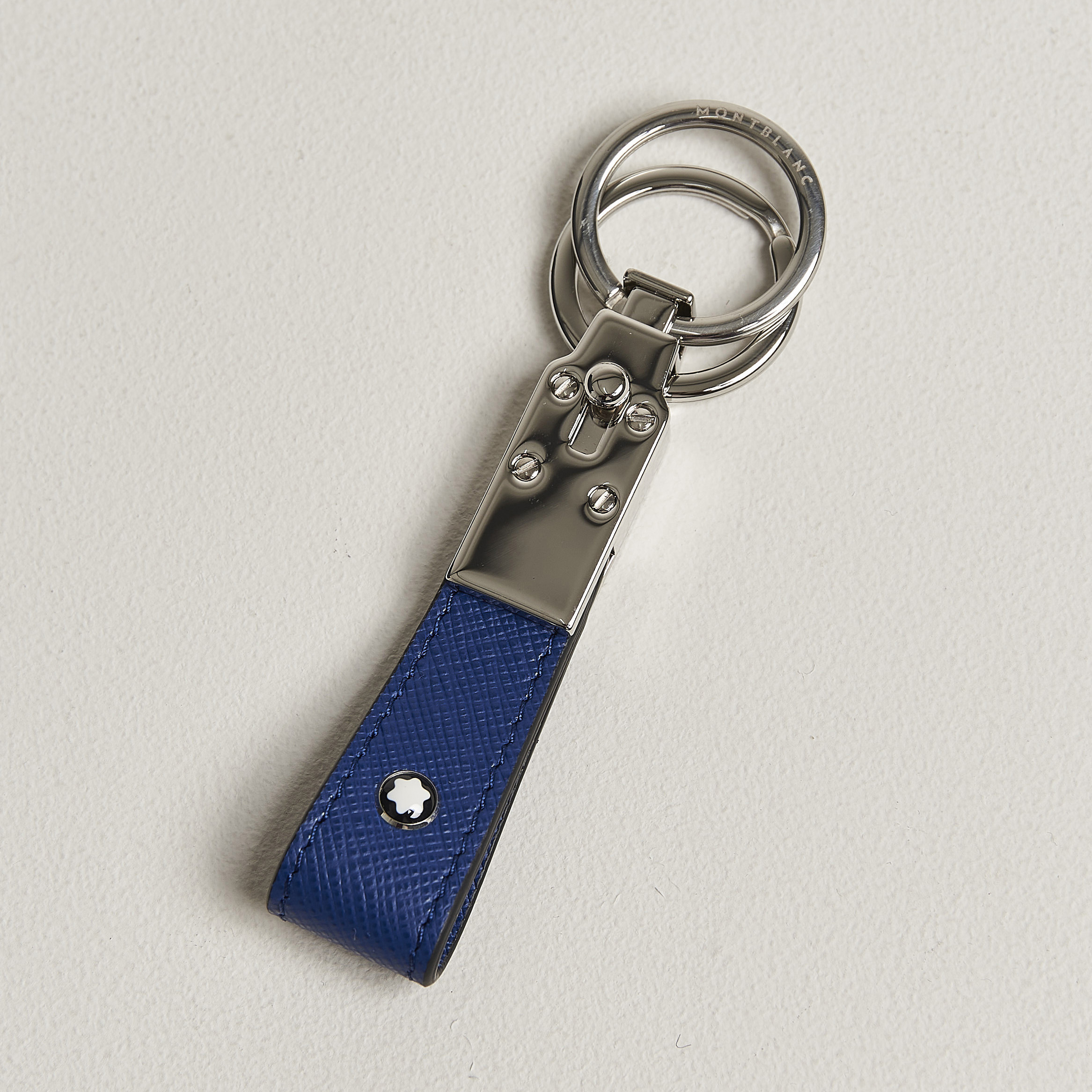 Montblanc Sartorial Loop Key Fob Blue - CareOfCarl.dk