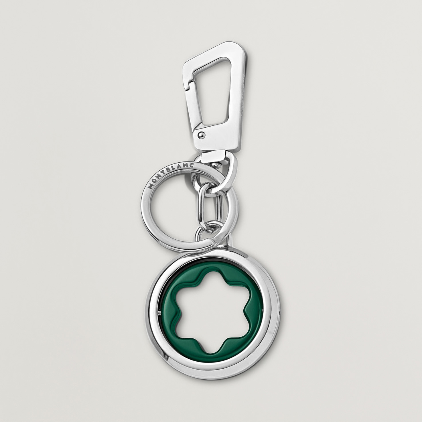 Montblanc Meisterstück Spinning Emblem Key Fob Green - CareOfCarl.dk