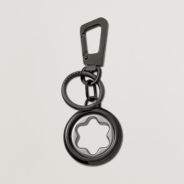 Montblanc Meisterstück Spinning Emblem Key Fob Black - CareOfCarl.dk