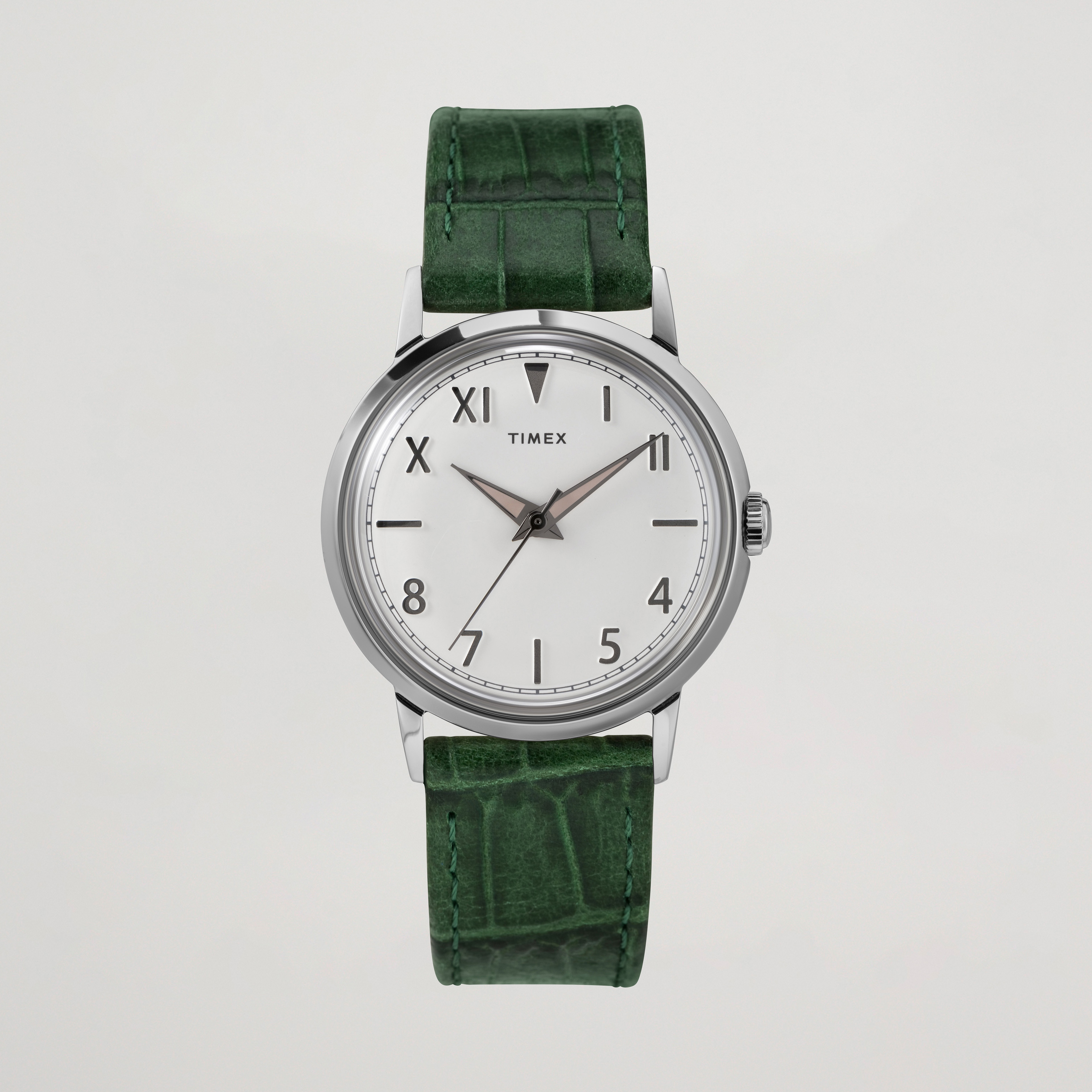 Timex Marlin Hand-Wound 34mm White Dial - CareOfCarl.dk