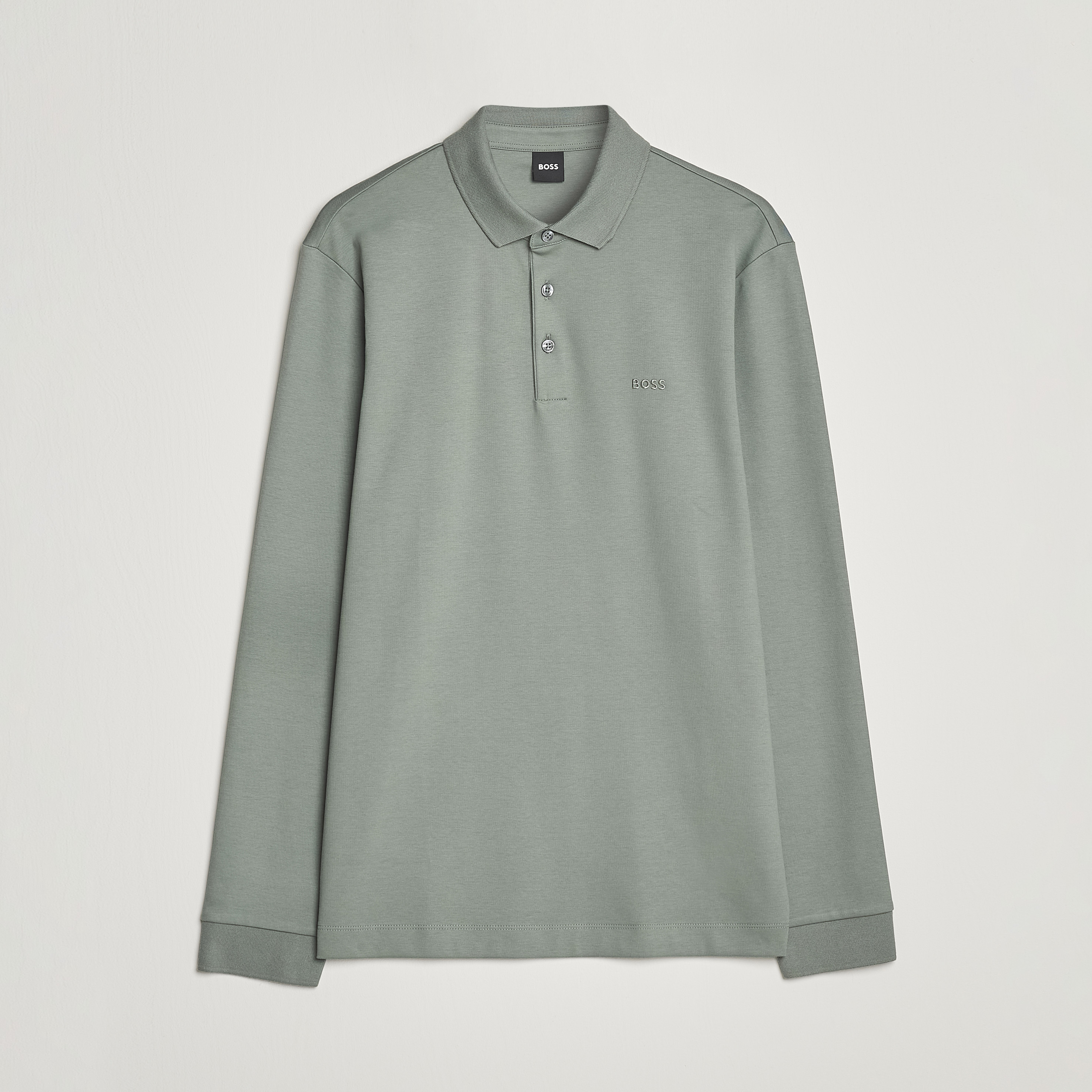 Pado Knitted Polo Shirt Open Green - CareOfCarl.dk