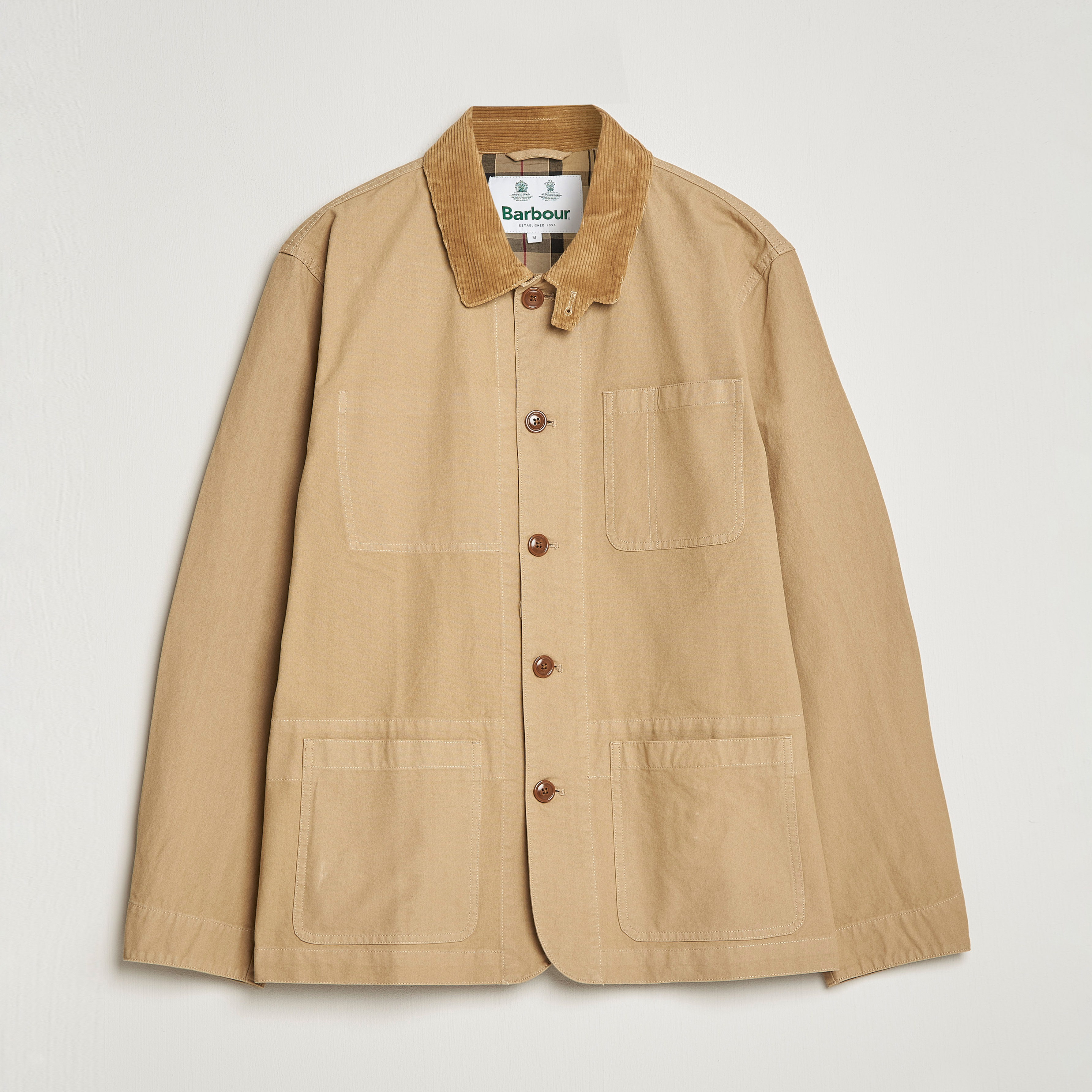 Barbour White Label Chore Casual Jacket Trench - CareOfCarl.dk