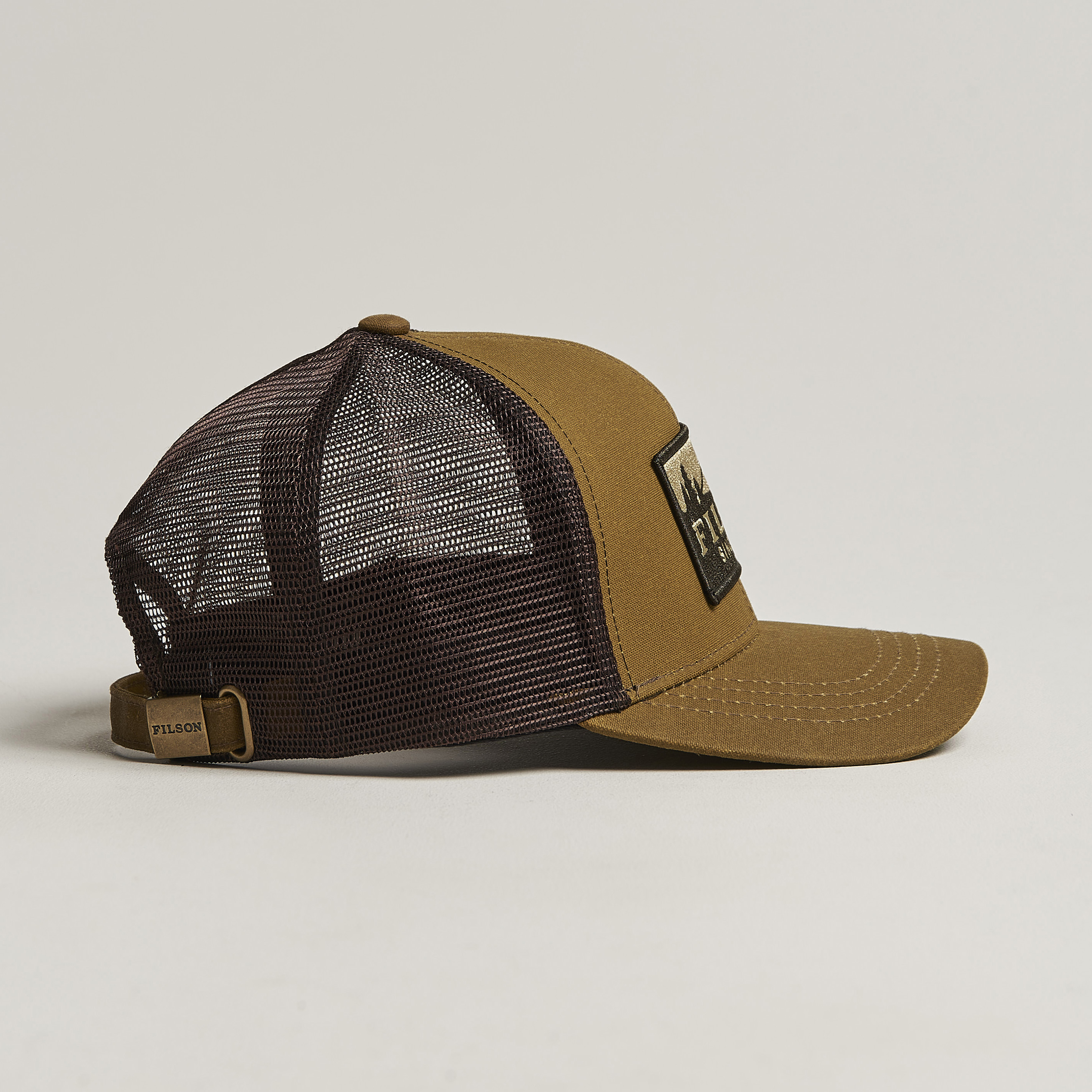 Filson Logger Mesh Cap Dark Tan - CareOfCarl.dk