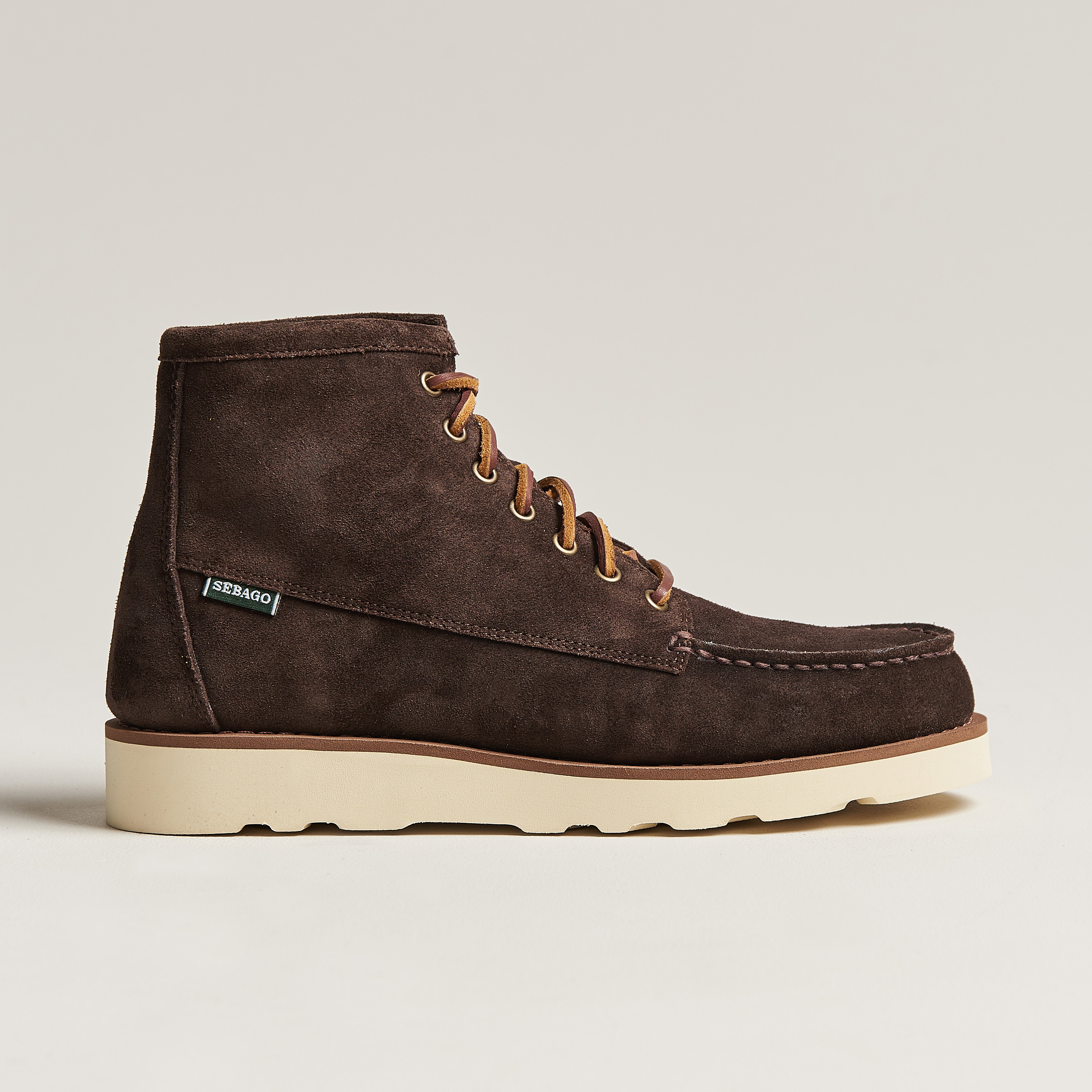 Sebago Tala Oiled Suede Mid Boot Dark Brown - CareOfCarl.dk