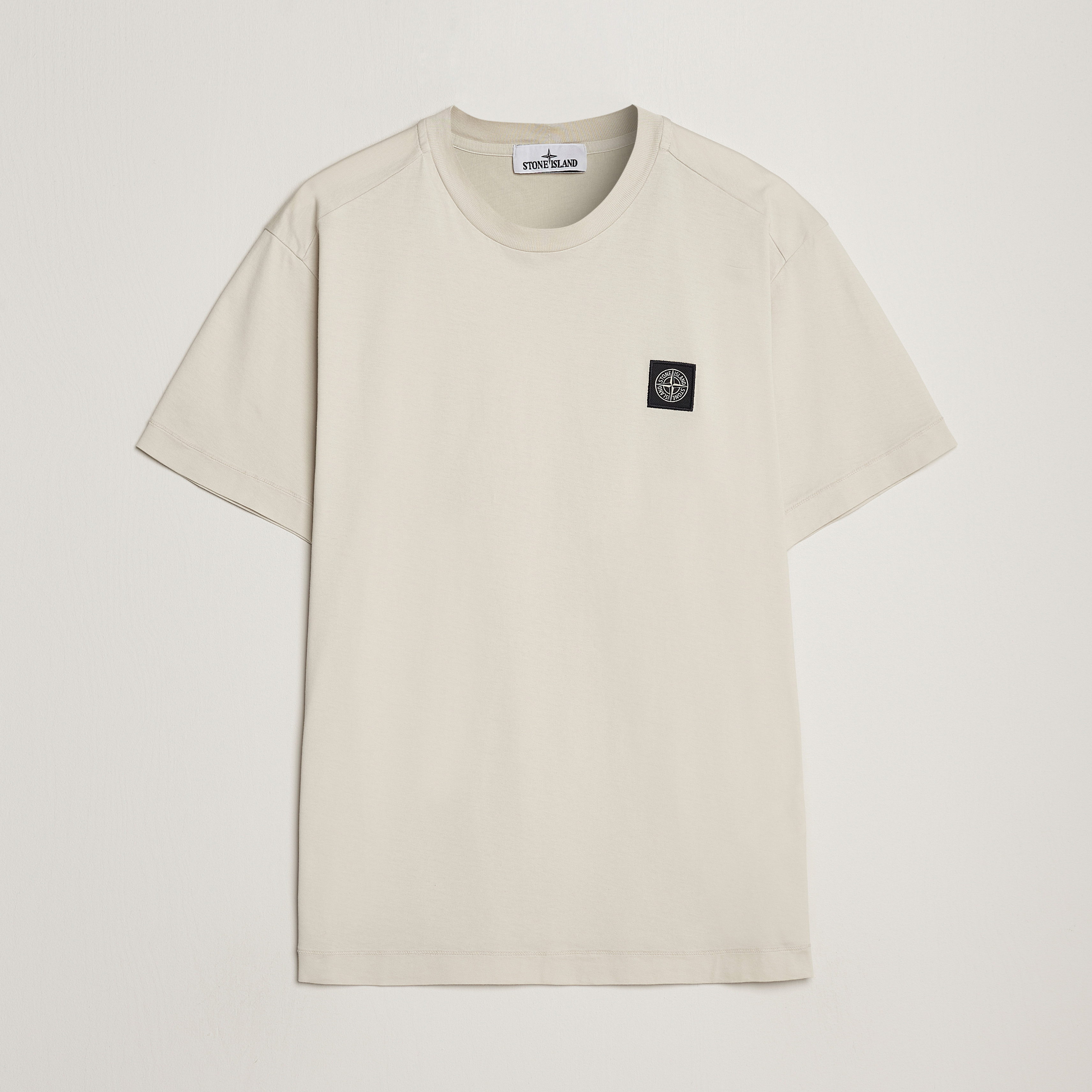 Stone Island Garment Dyed Jersey T-Shirt Plaster - CareOfCarl.dk