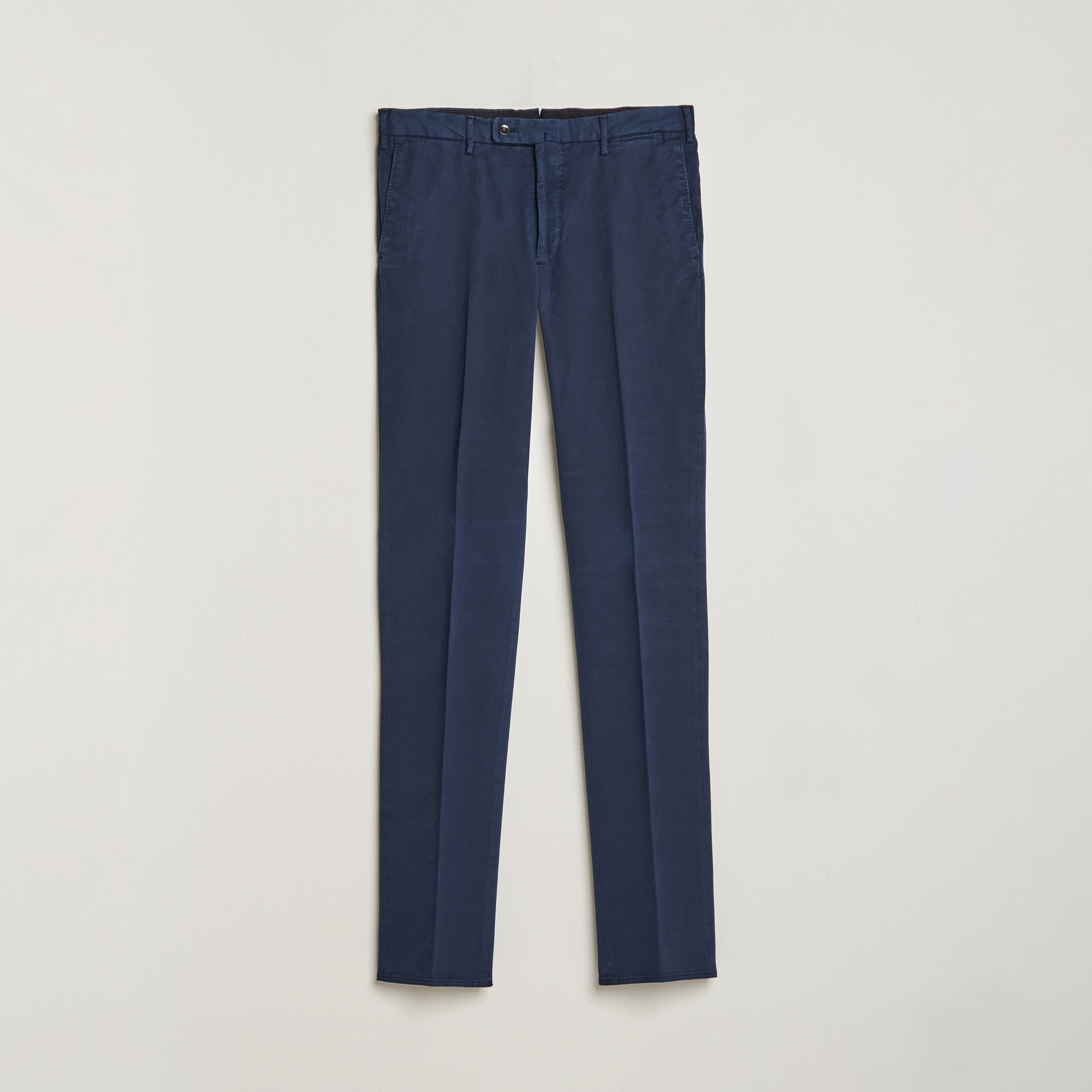 Incotex Regular Fit Cotton Chinos Navy - CareOfCarl.dk