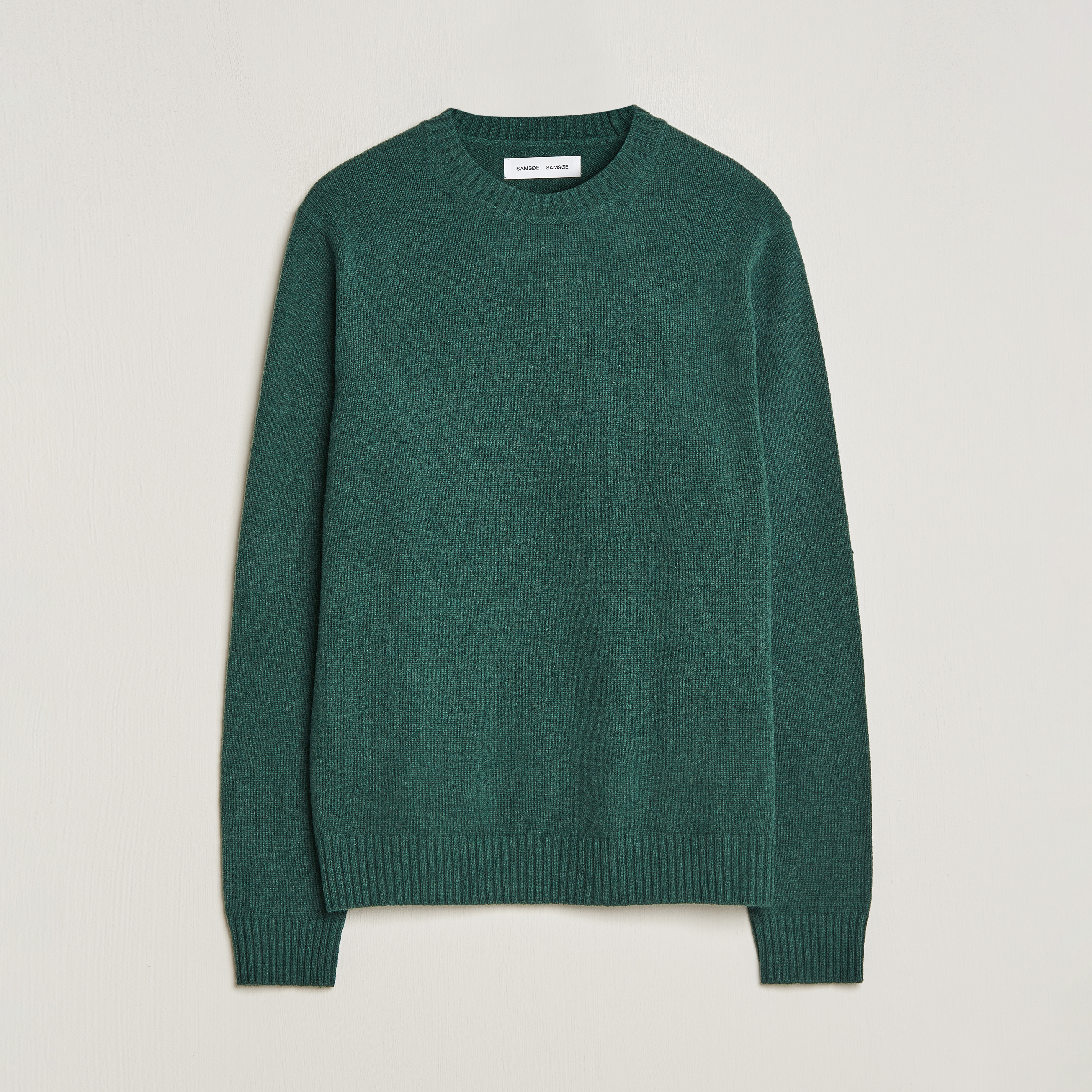 Samsøe & Samsøe Syllie Wool Crew Neck Garden Topiary - CareOfCarl.dk
