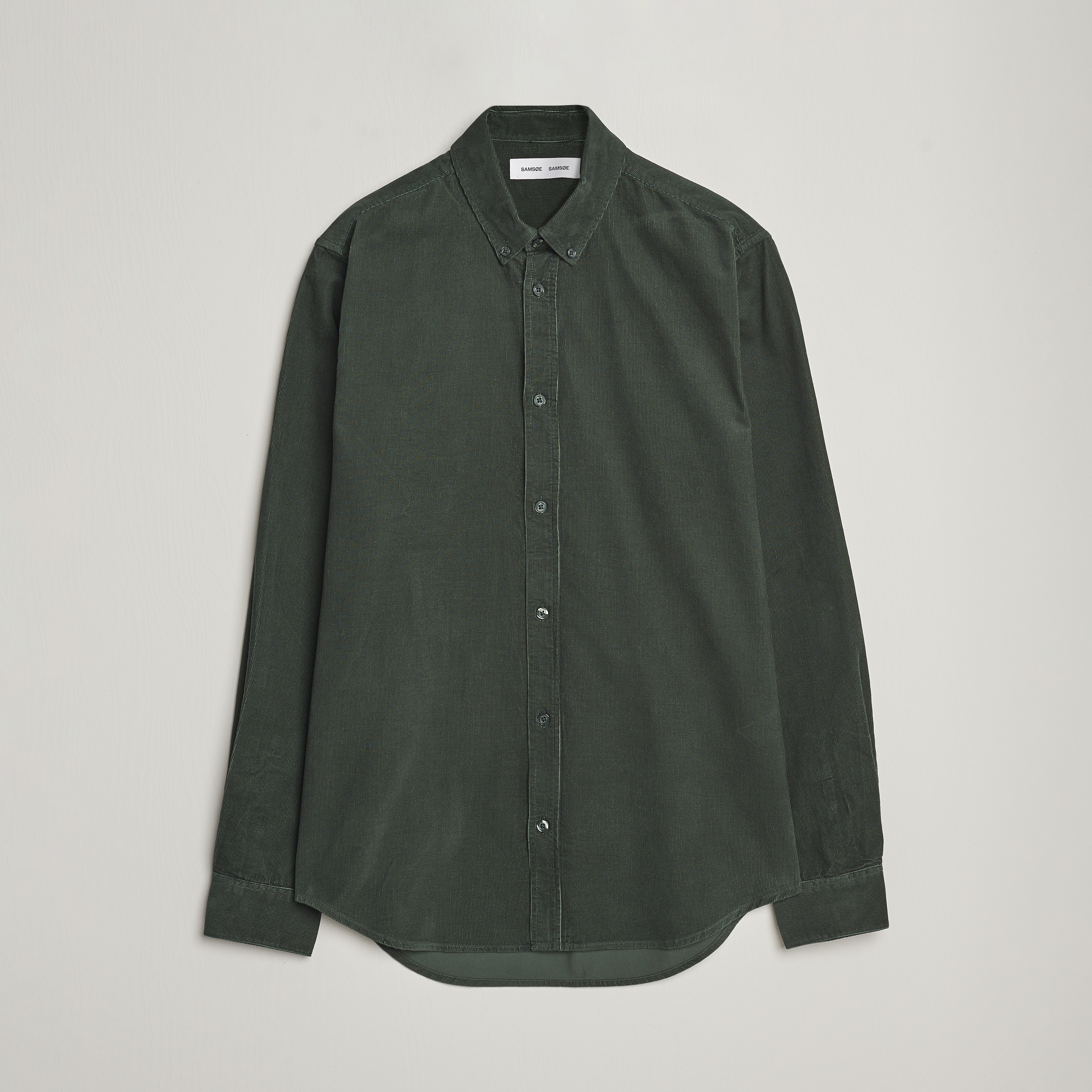 Samsøe & Samsøe Liam Baby Cord Shirt Garden Topiary - CareOfCarl.dk