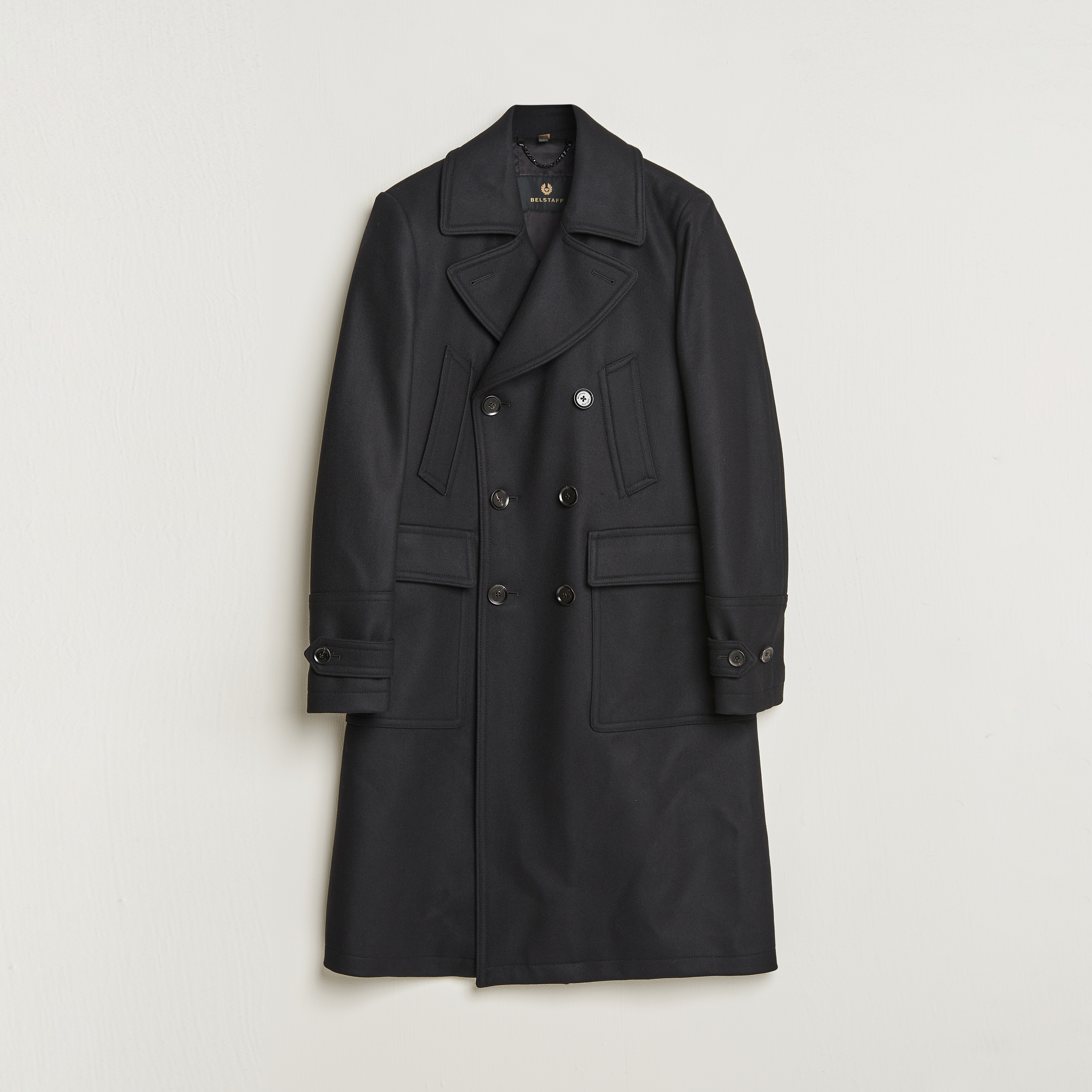 Belstaff Milford Wool Coat Black - CareOfCarl.dk