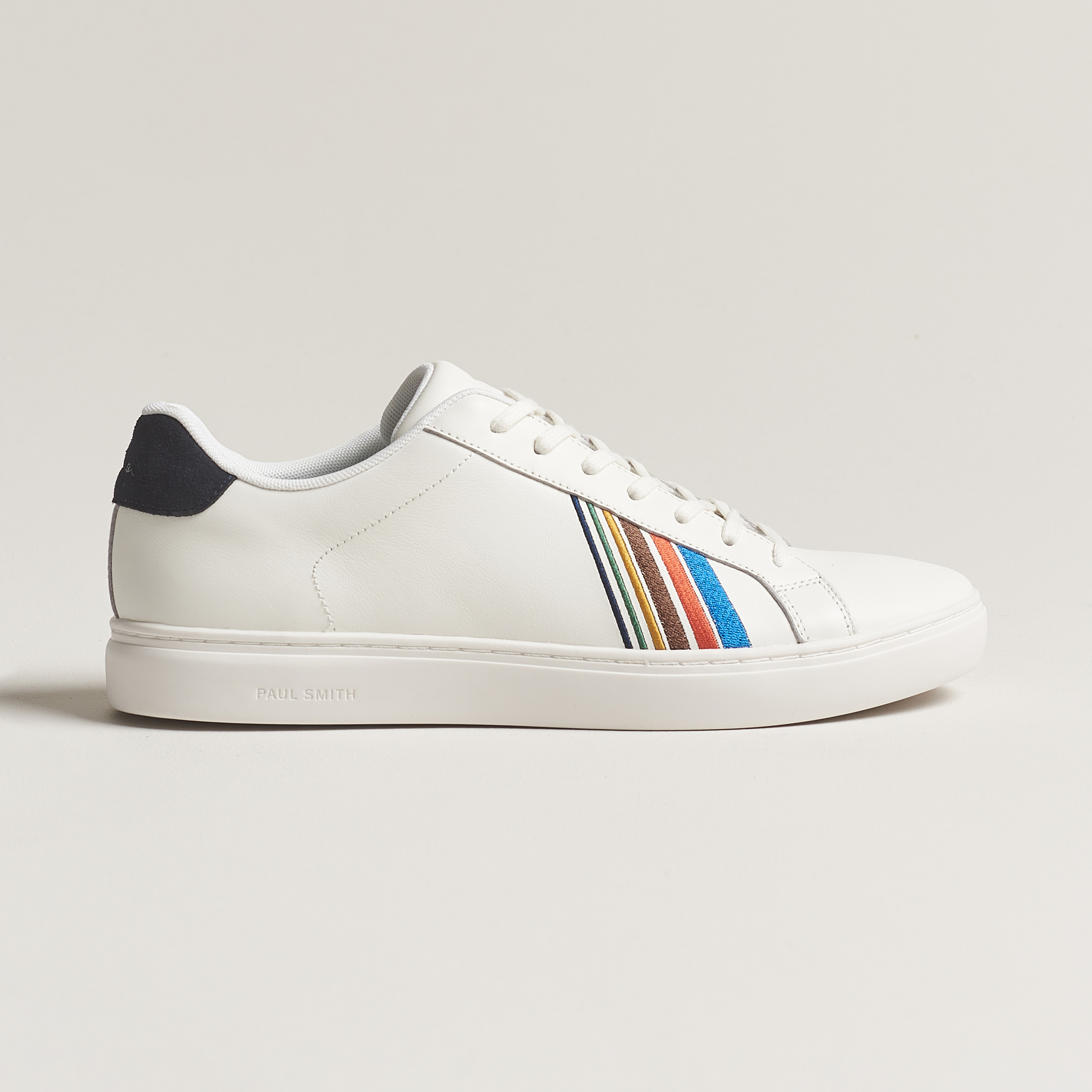 PS Paul Smith Rex Embroidery Leather Sneaker White - CareOfCarl.dk