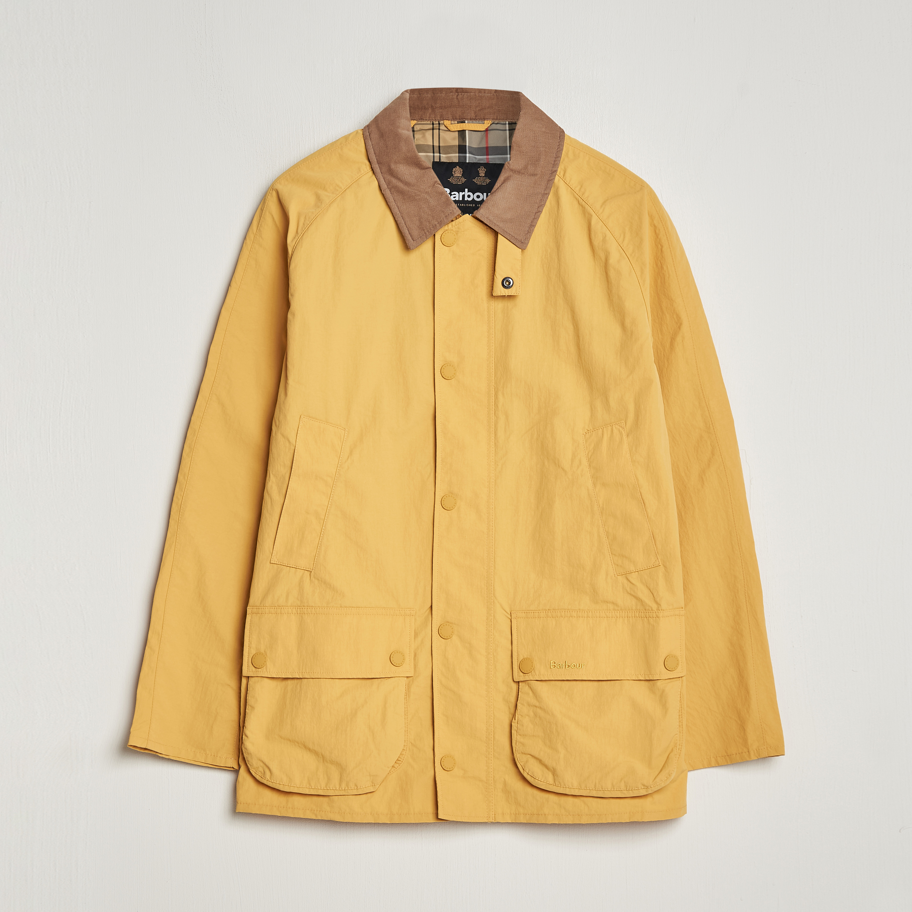 Barbour Lifestyle Ashby Showerproof Jacket Honey Gold - CareOfCarl.dk