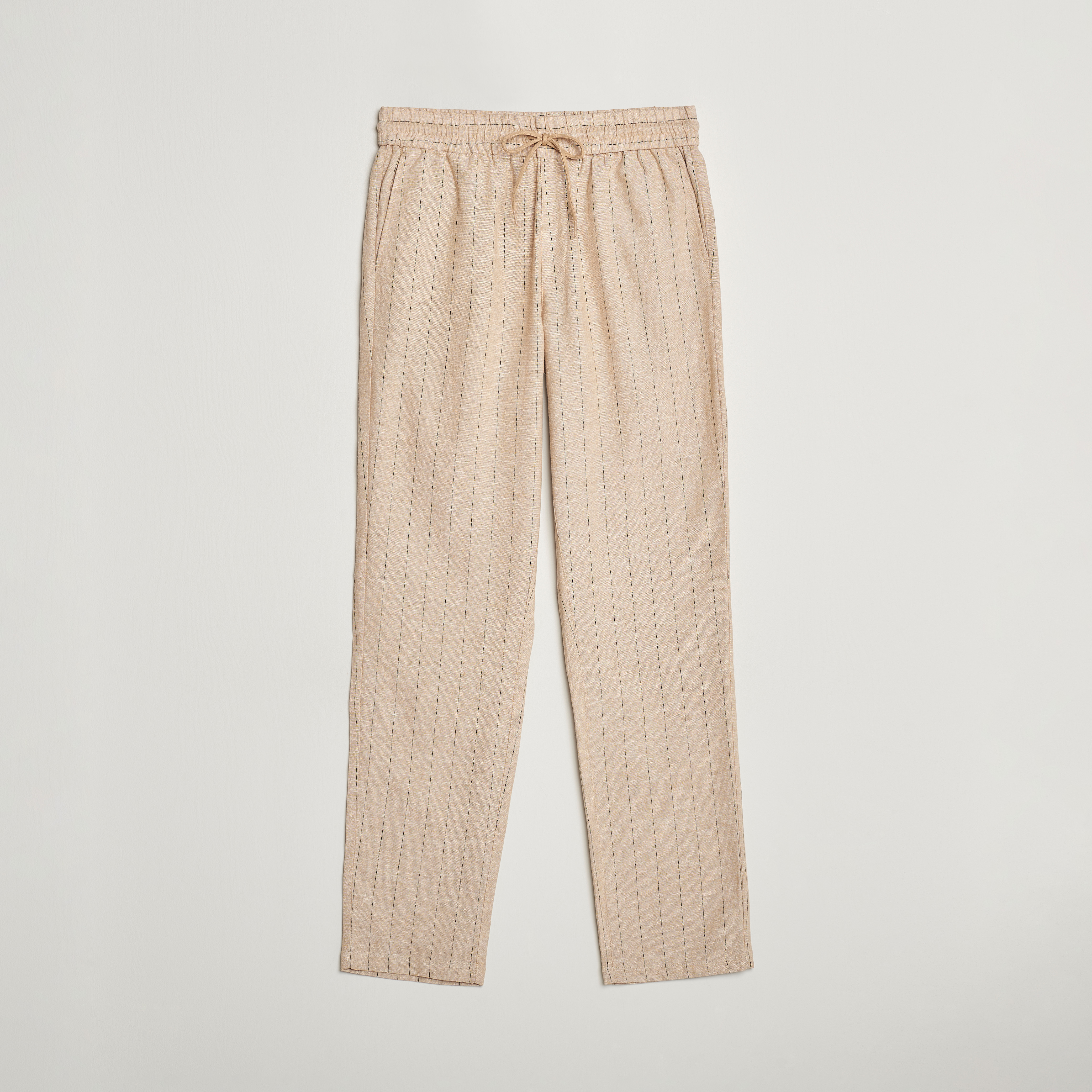 Les Deux Patrick Linen Pants Warm Sand - CareOfCarl.dk