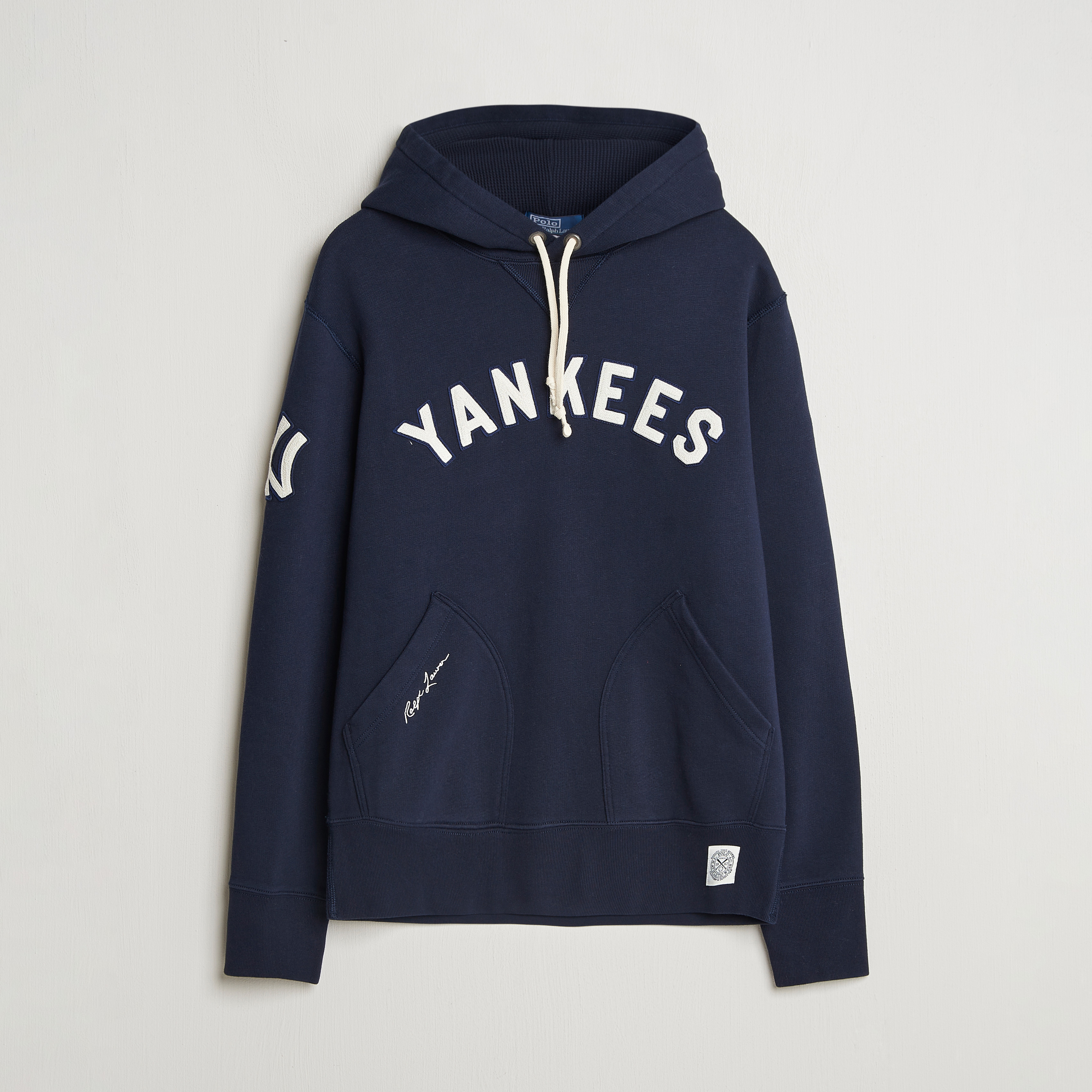 Polo Ralph Lauren MLB Yankees Hoodie Aviator Navy - CareOfCarl.dk