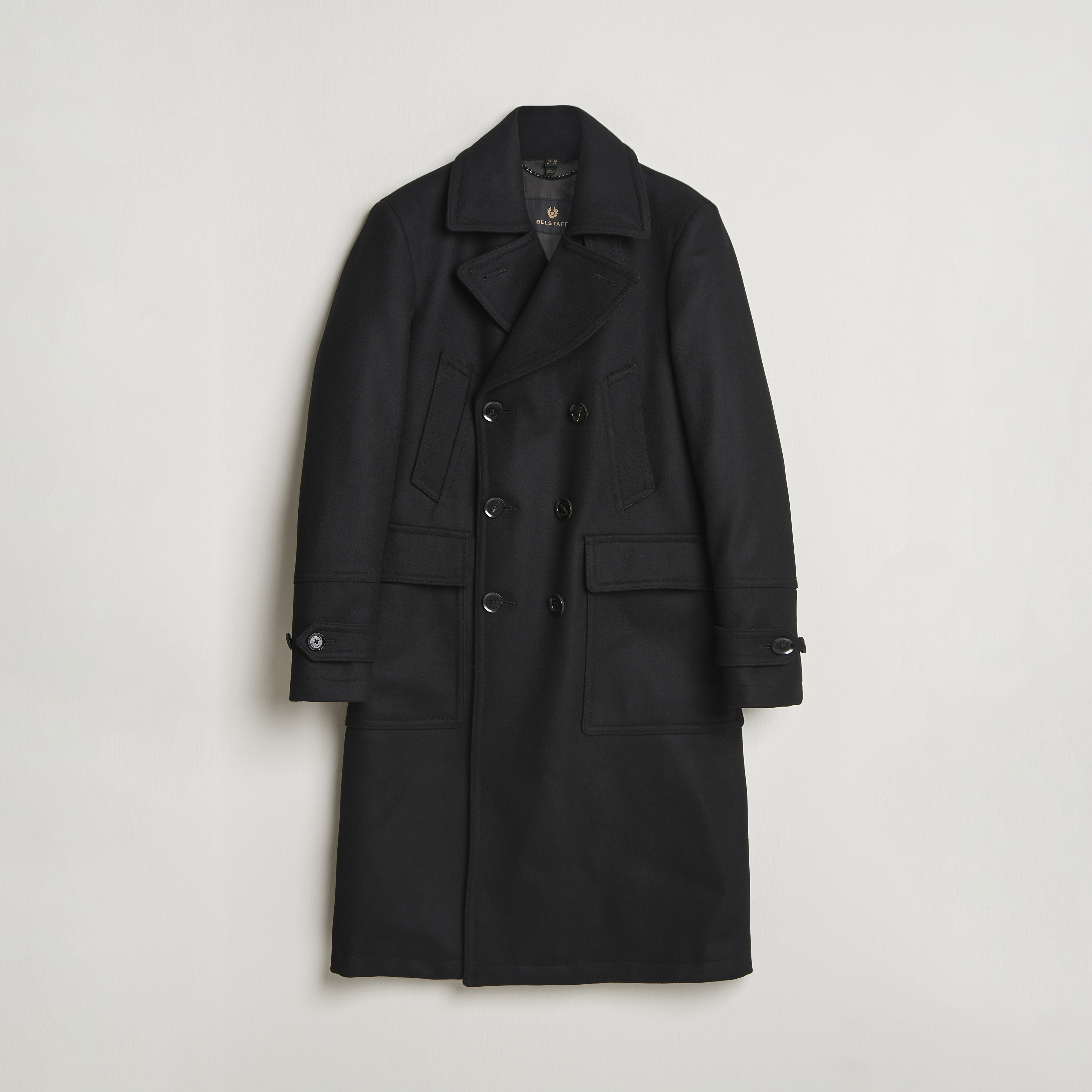 Belstaff Milford Wool Coat Black - CareOfCarl.dk