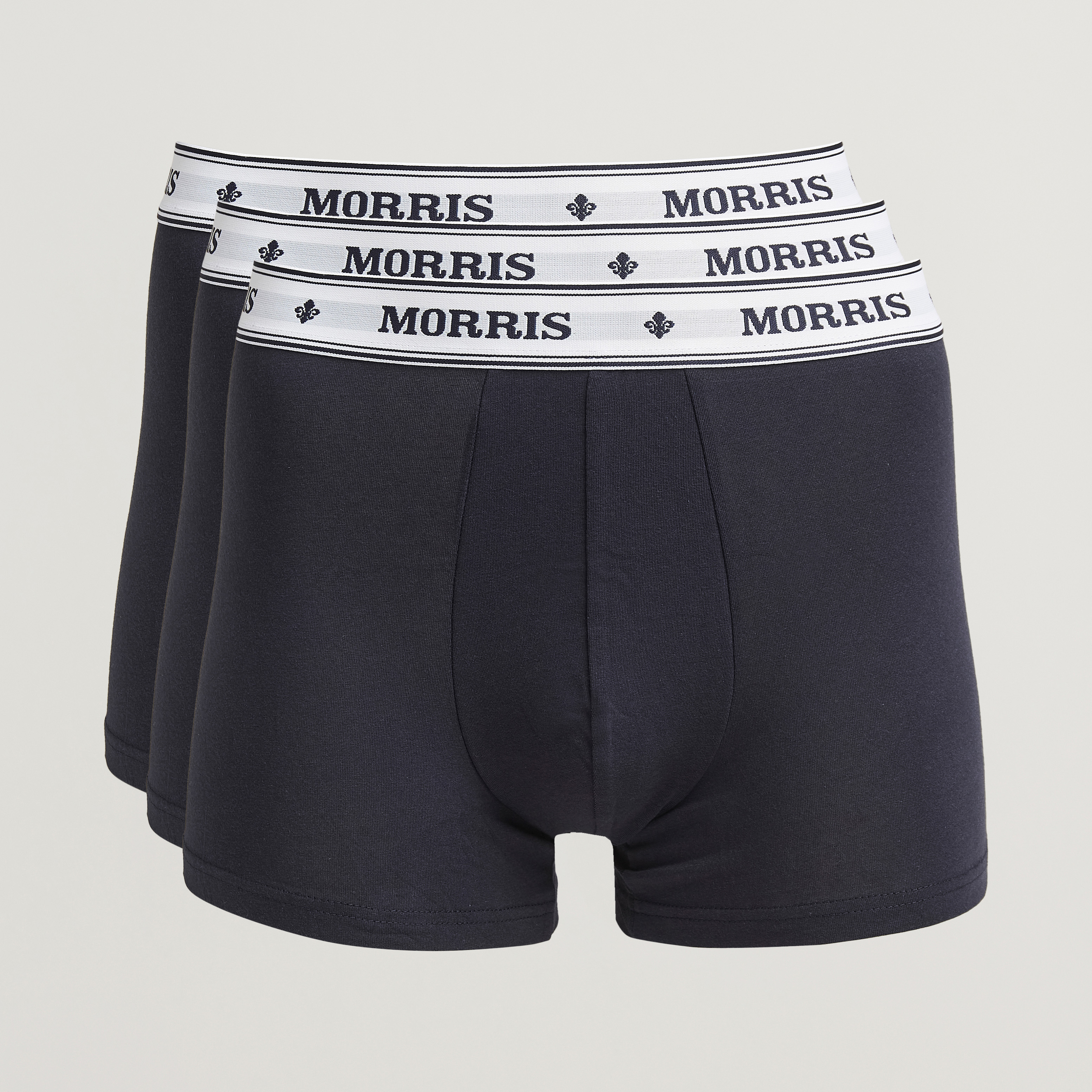 Morris Boxer Brief 3-Pack Old Blue - CareOfCarl.dk