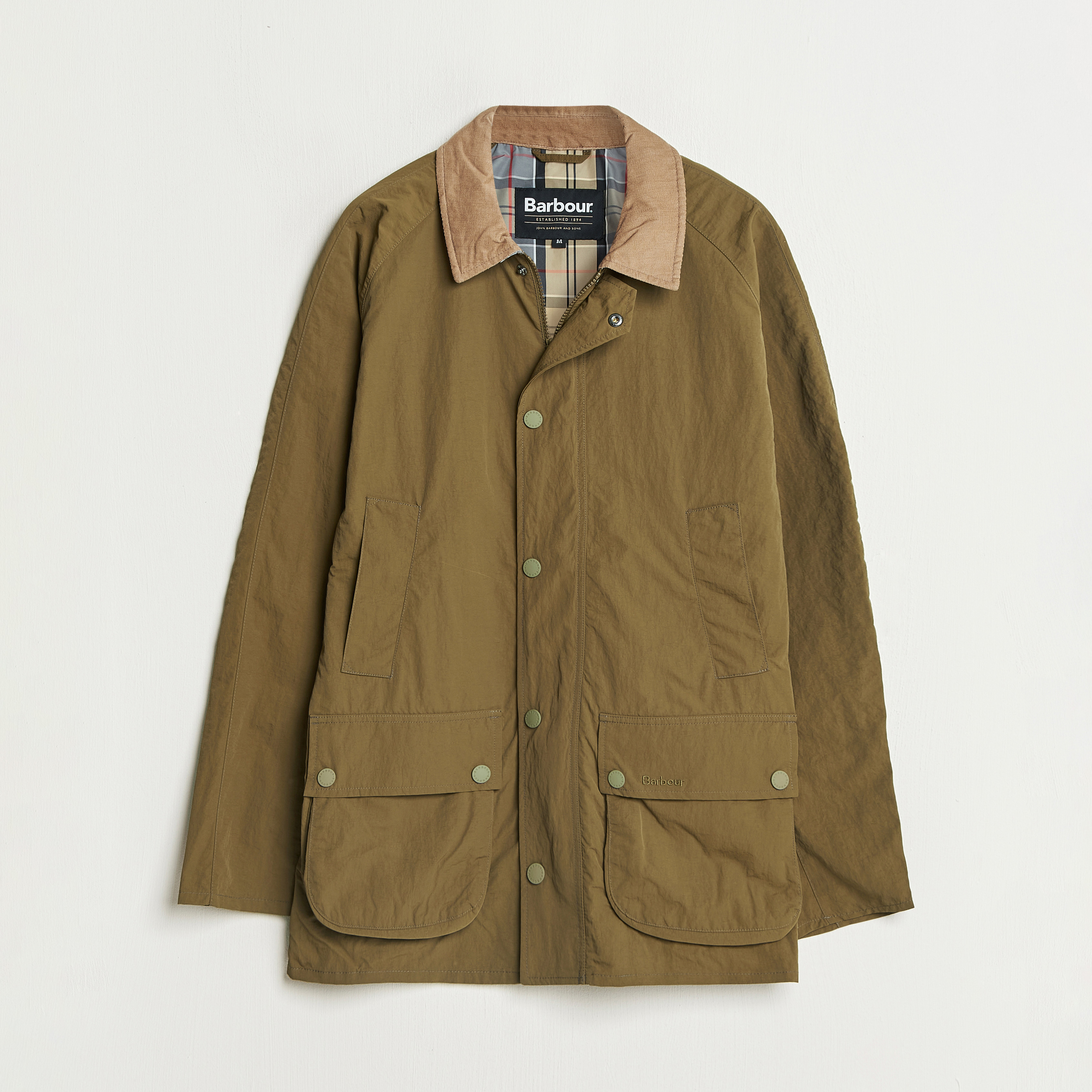 Barbour Lifestyle Ashby Showerproof Jacket Light Sage - CareOfCarl.dk