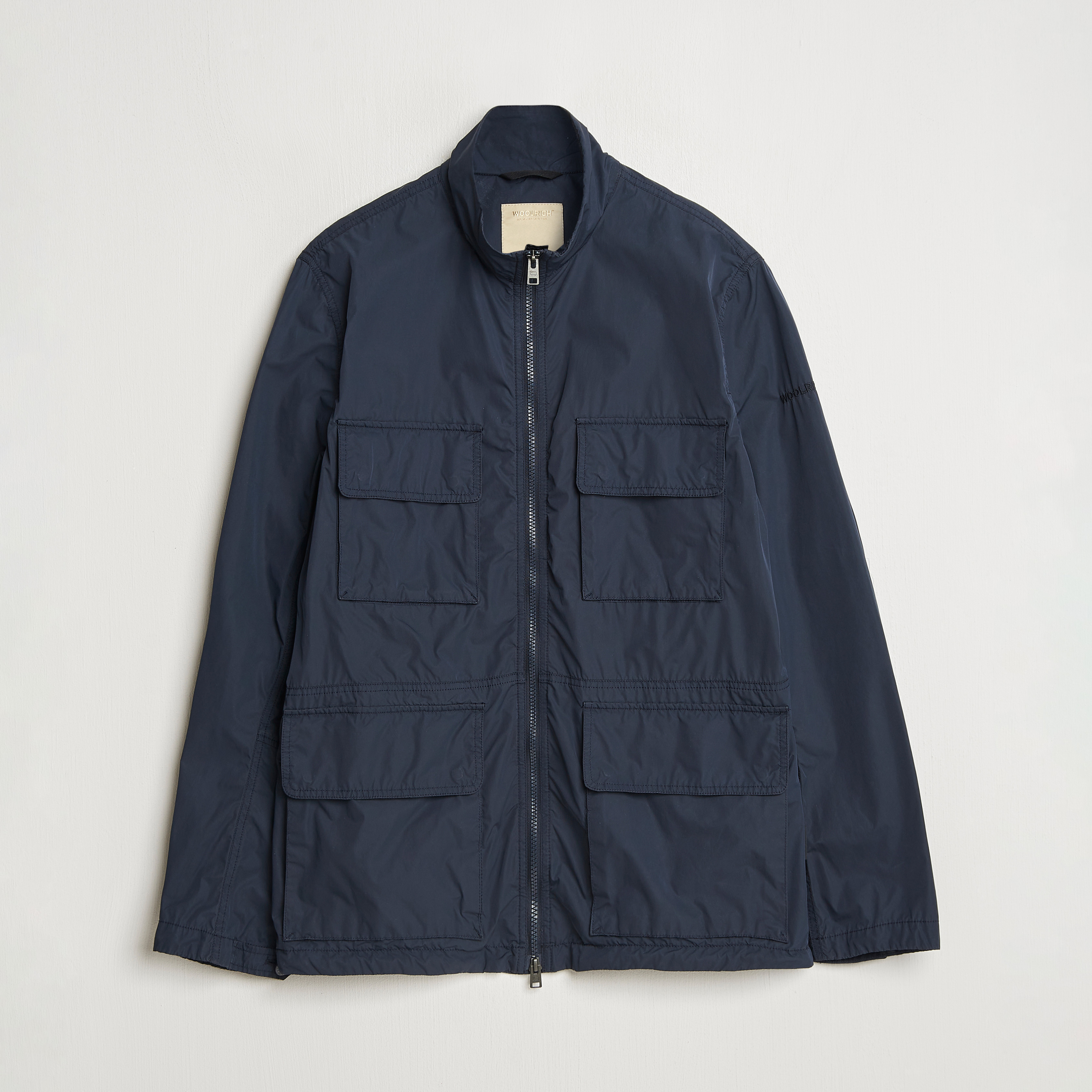 Woolrich Urban Field Jacket Melton Blue - CareOfCarl.dk