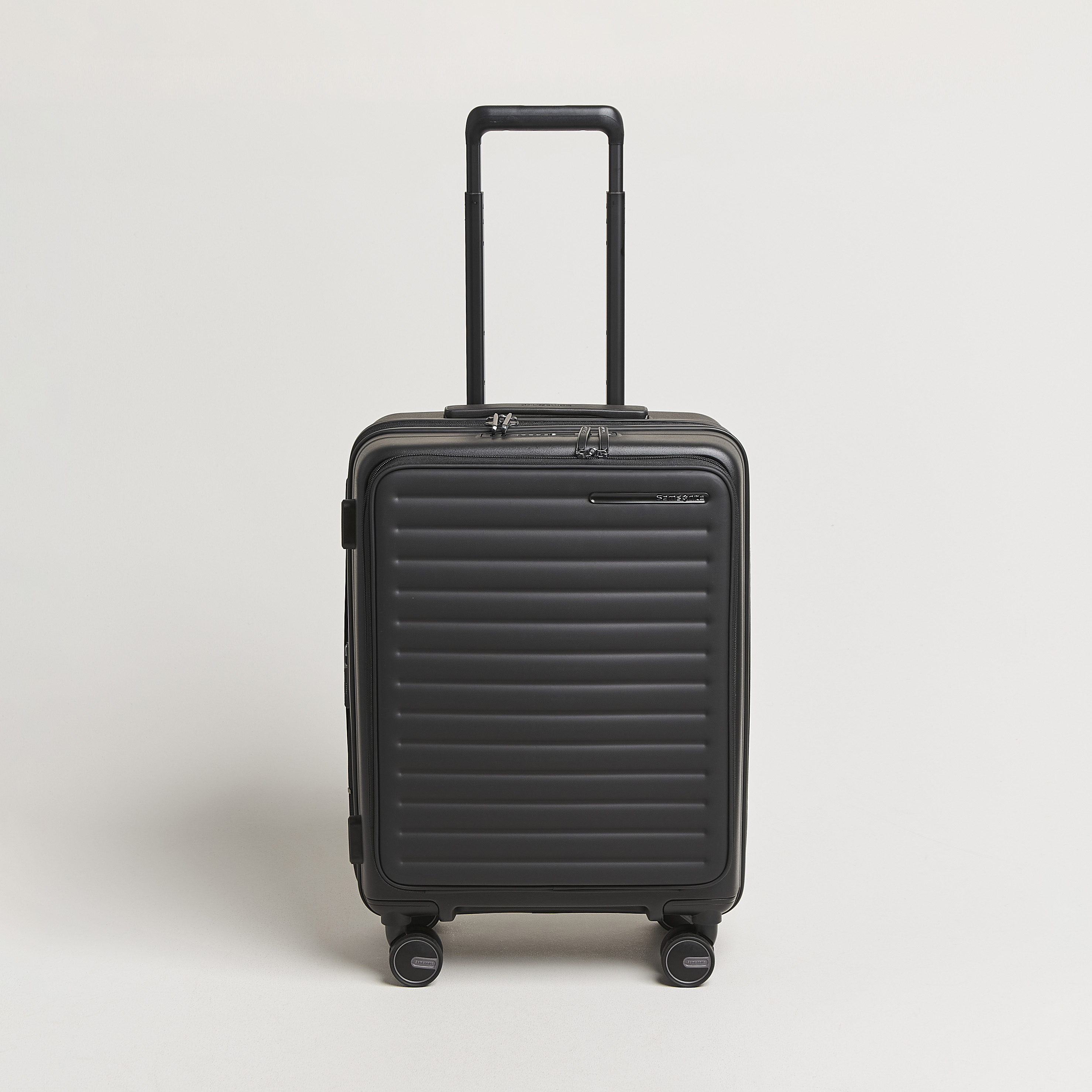 Samsonite Restackd Spinner Easy Access Carry-On Black - CareOfCarl.dk