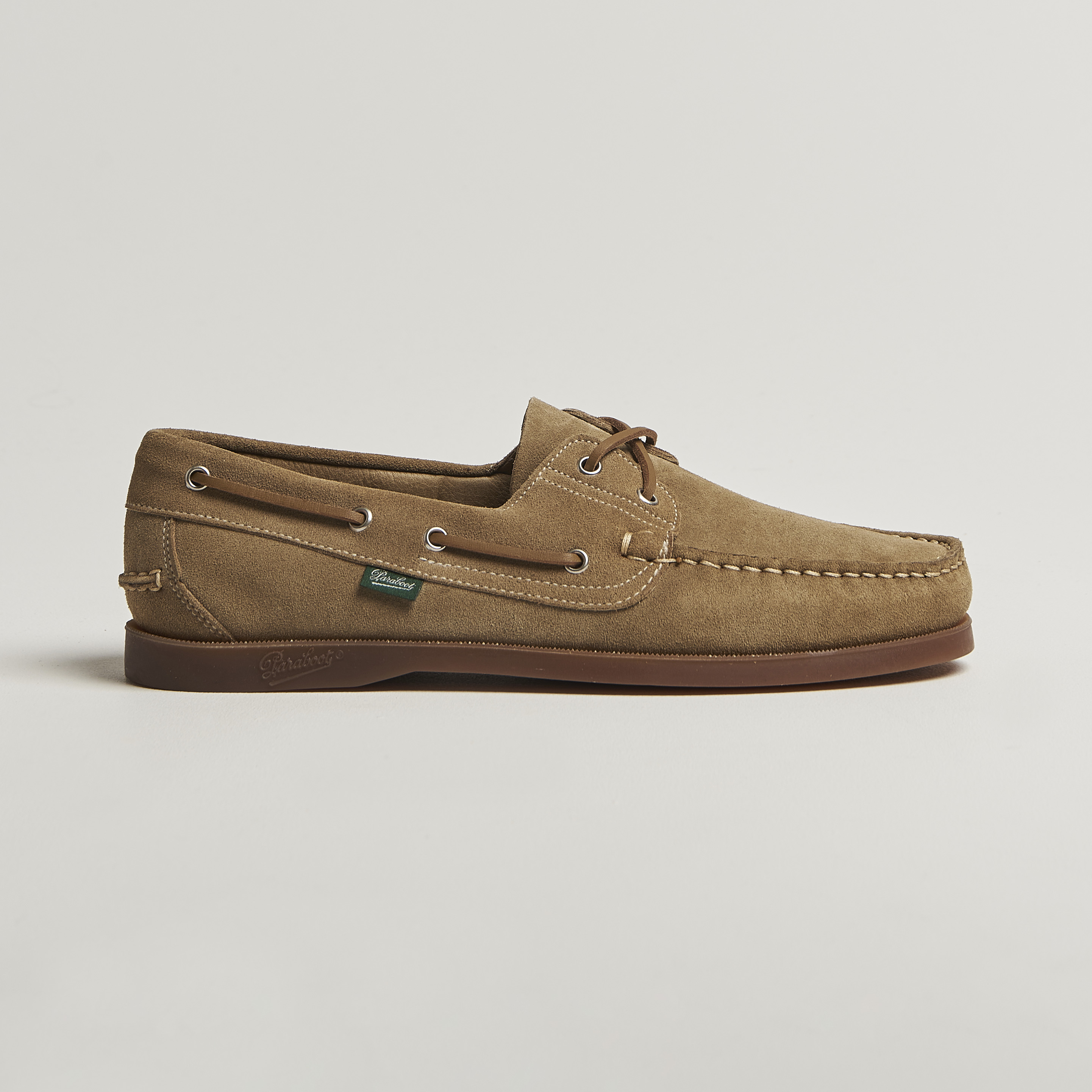 Paraboot Barth Boat Shoe Sand Suede - CareOfCarl.dk
