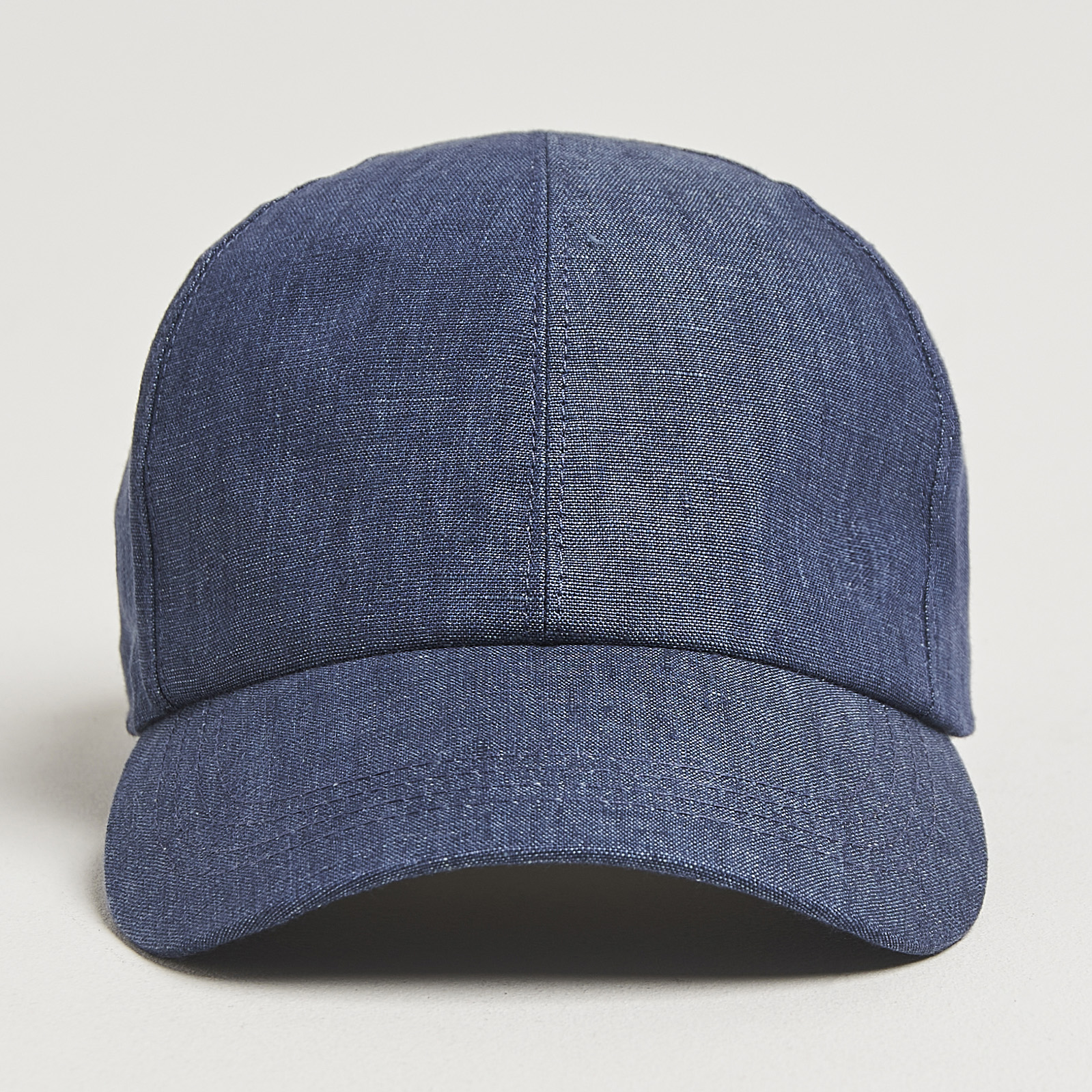 Wigéns Baseball Linen Cap Denim Blue - CareOfCarl.dk