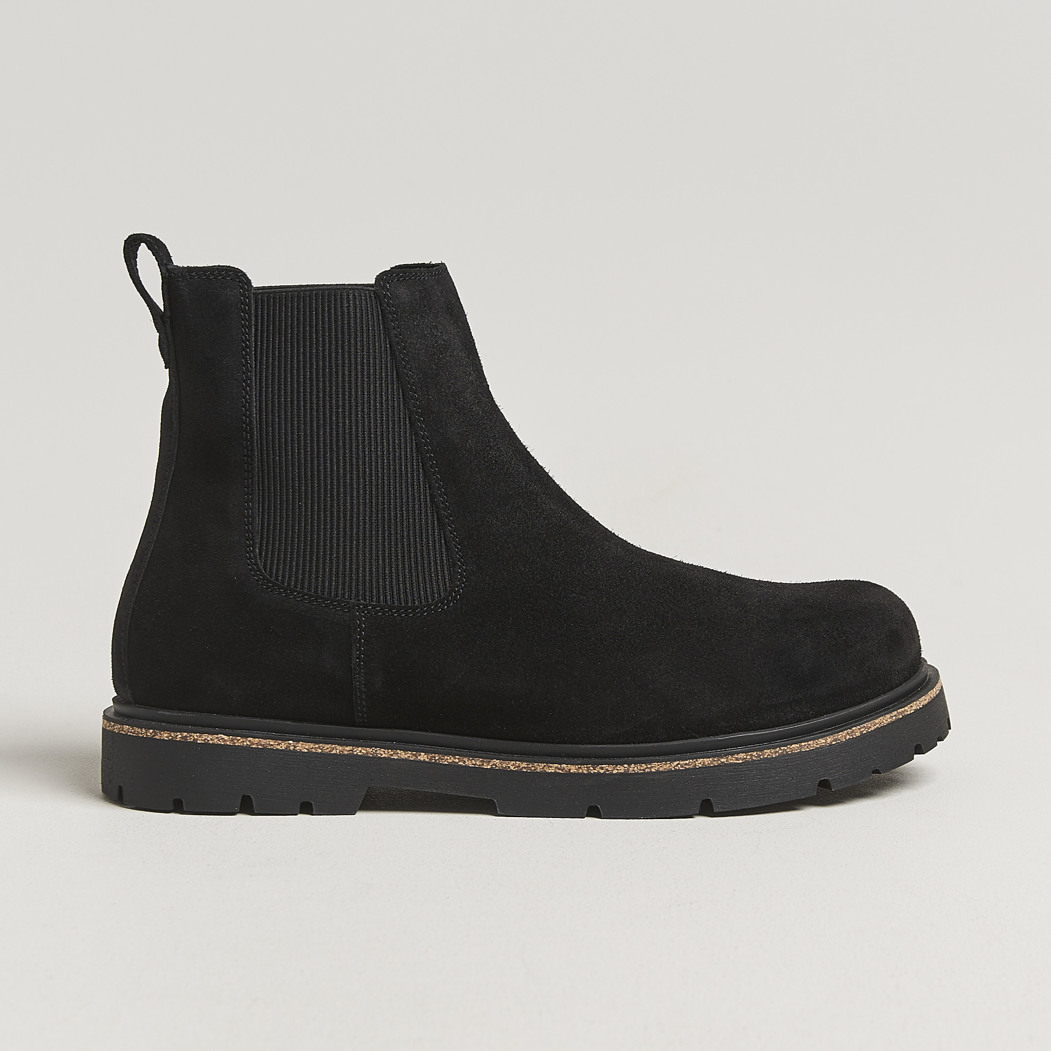 BIRKENSTOCK Highwood Suede Chelsea Boot Black - CareOfCarl.dk