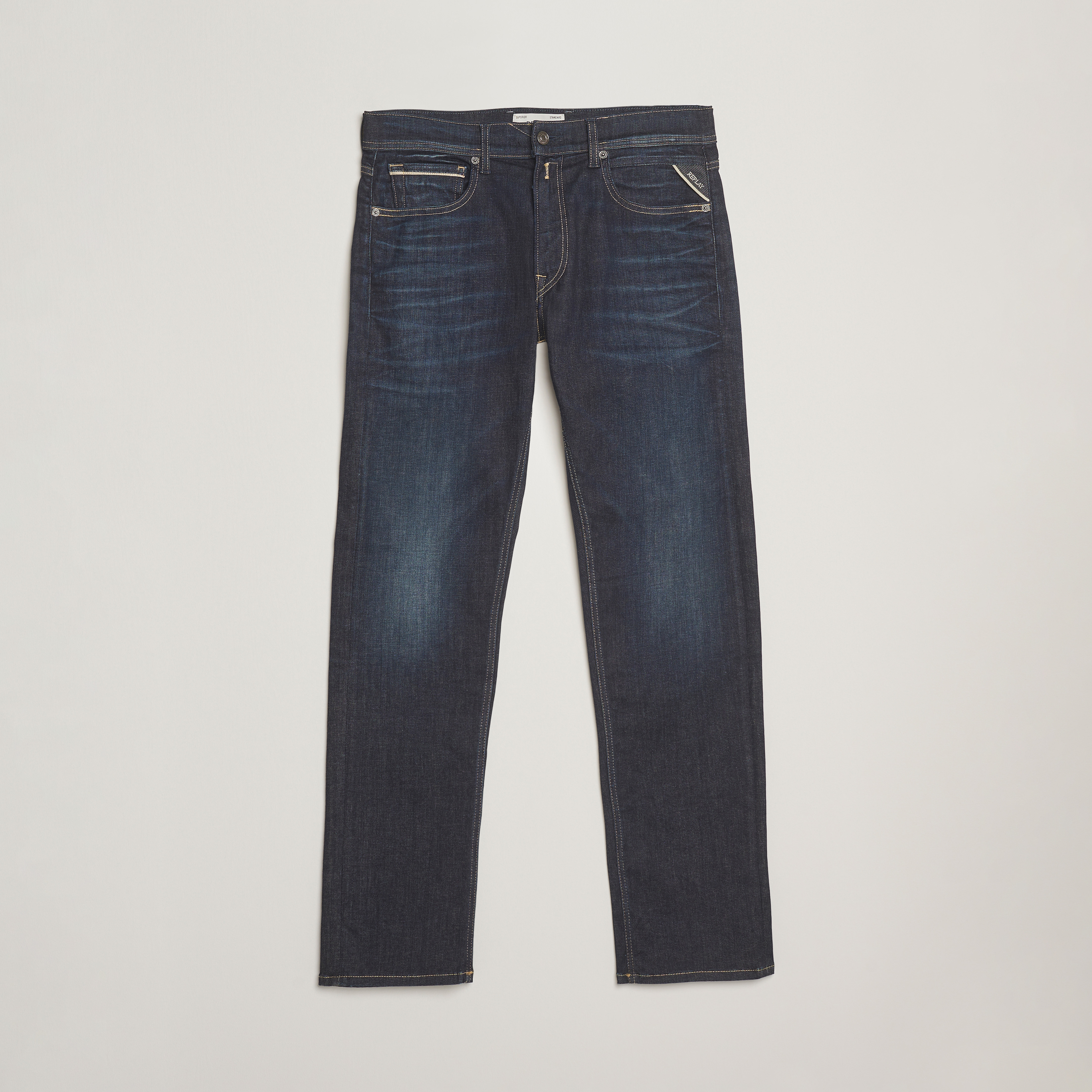 Replay Grover Hyperflex Dust Jeans Dark Blue - CareOfCarl.dk