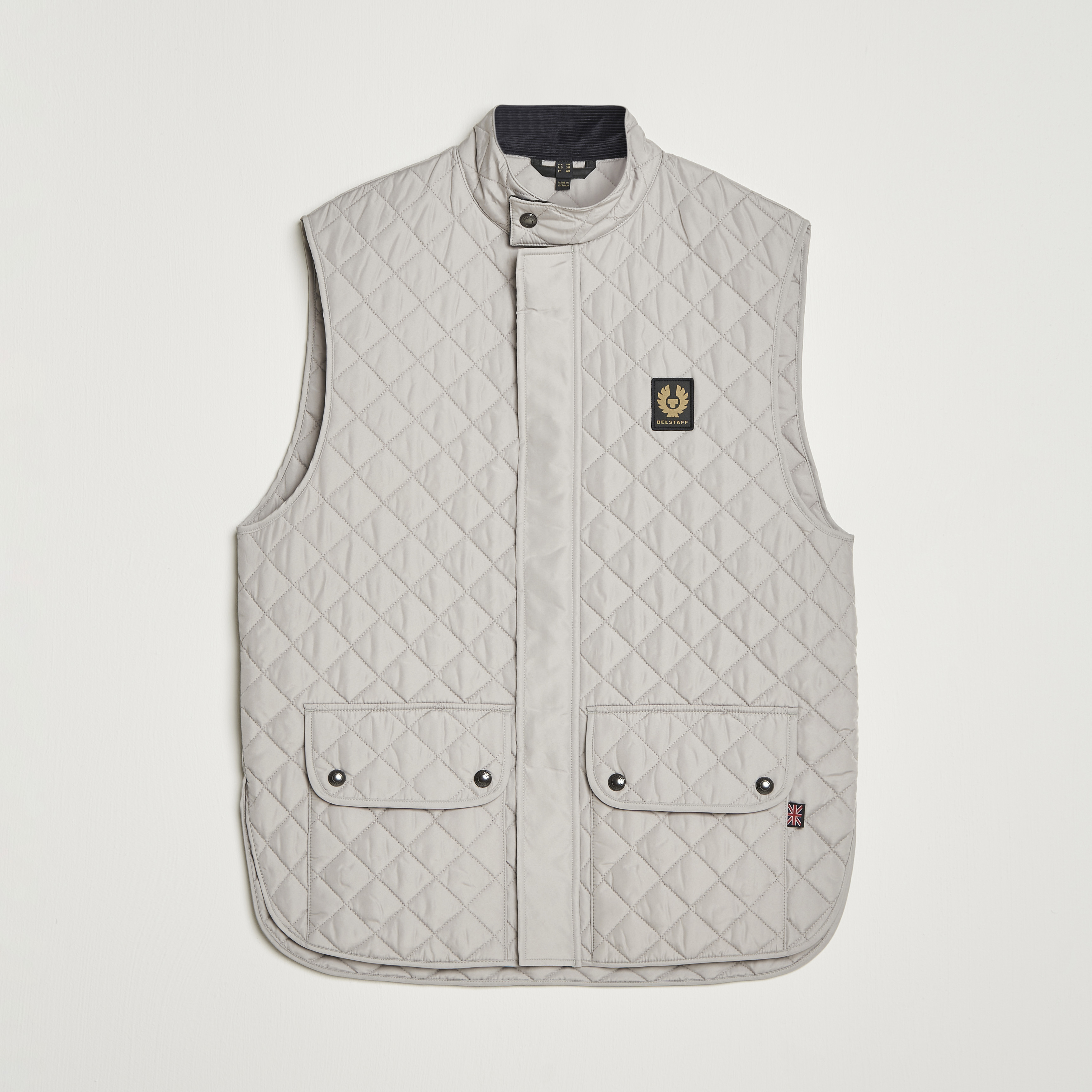 Belstaff Icon Gilet Cement Grey - CareOfCarl.dk