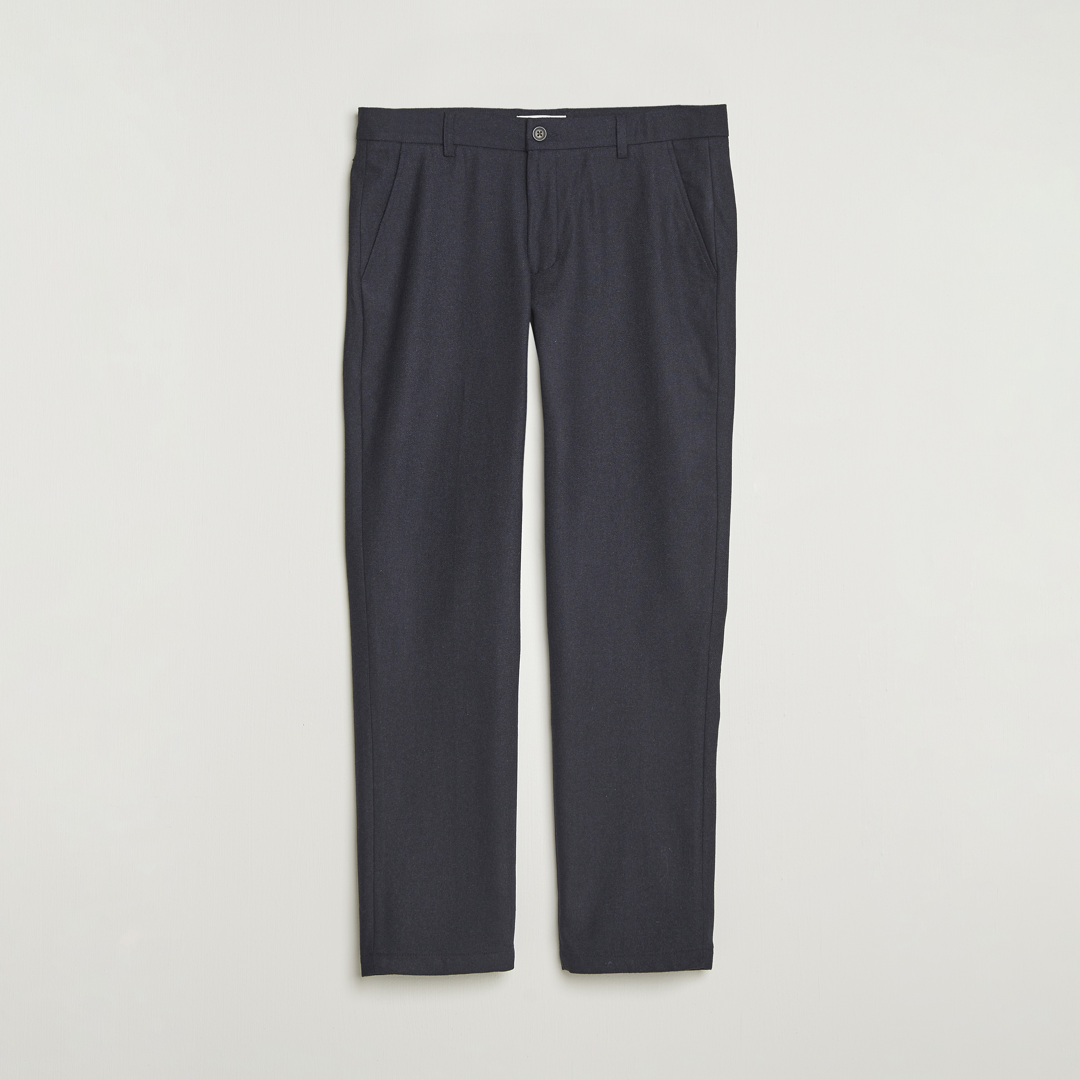 Les Deux Como Reg Wool Pants Dark Navy - CareOfCarl.dk