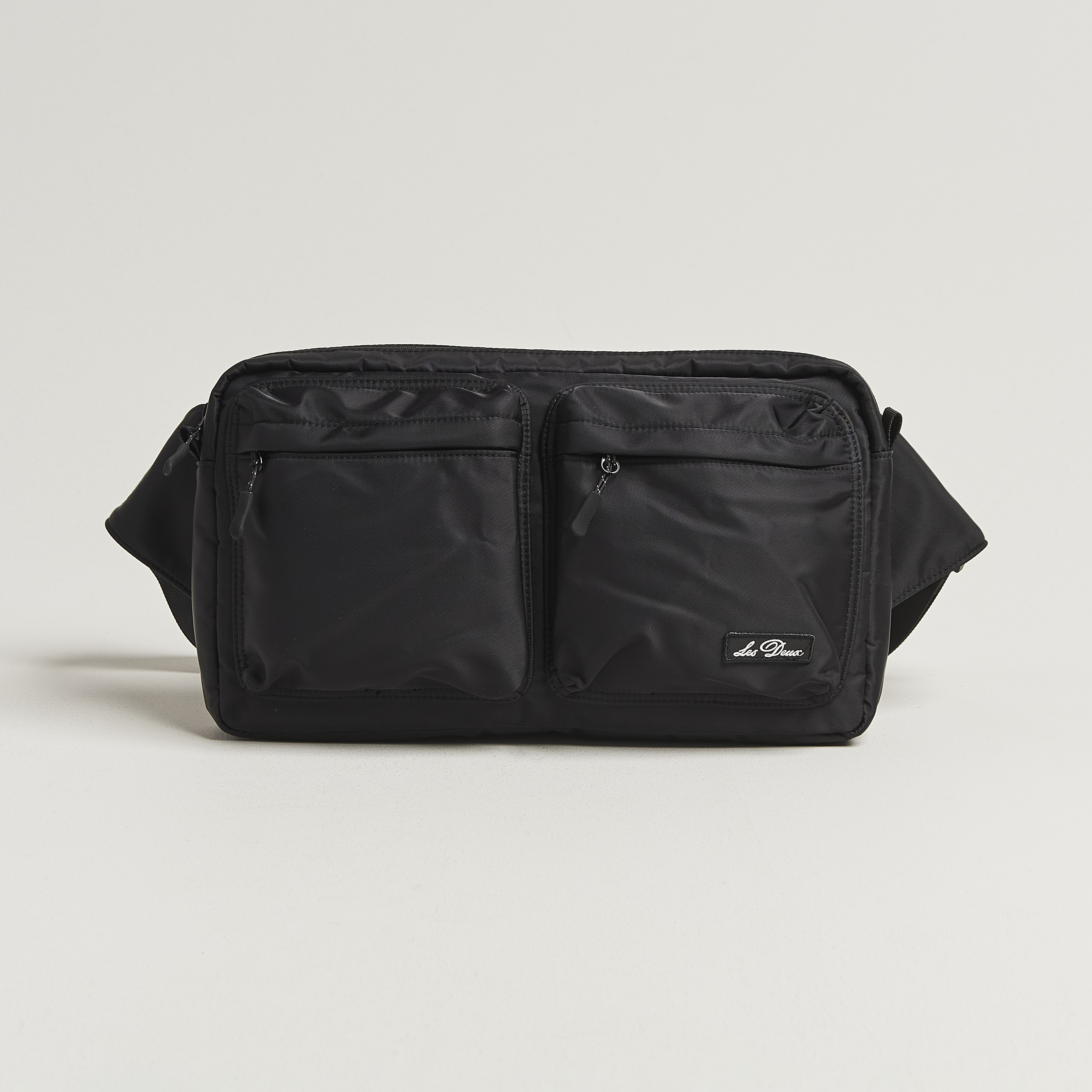 Les Deux Hubert Tech Cross Body Bag Black - CareOfCarl.dk