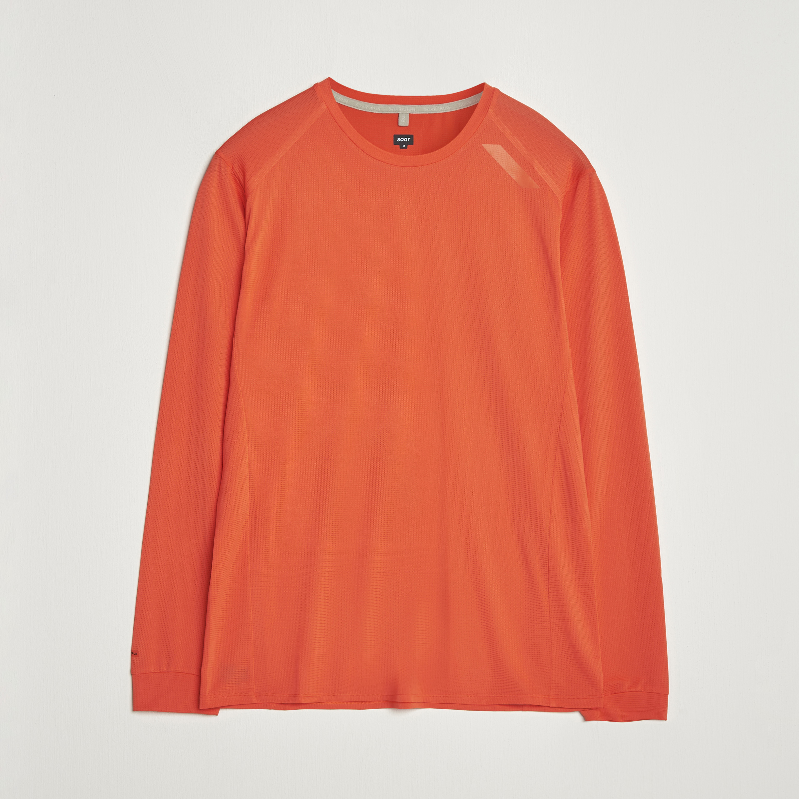 SOAR Running Long Sleeve Tech Tee Orange - CareOfCarl.dk