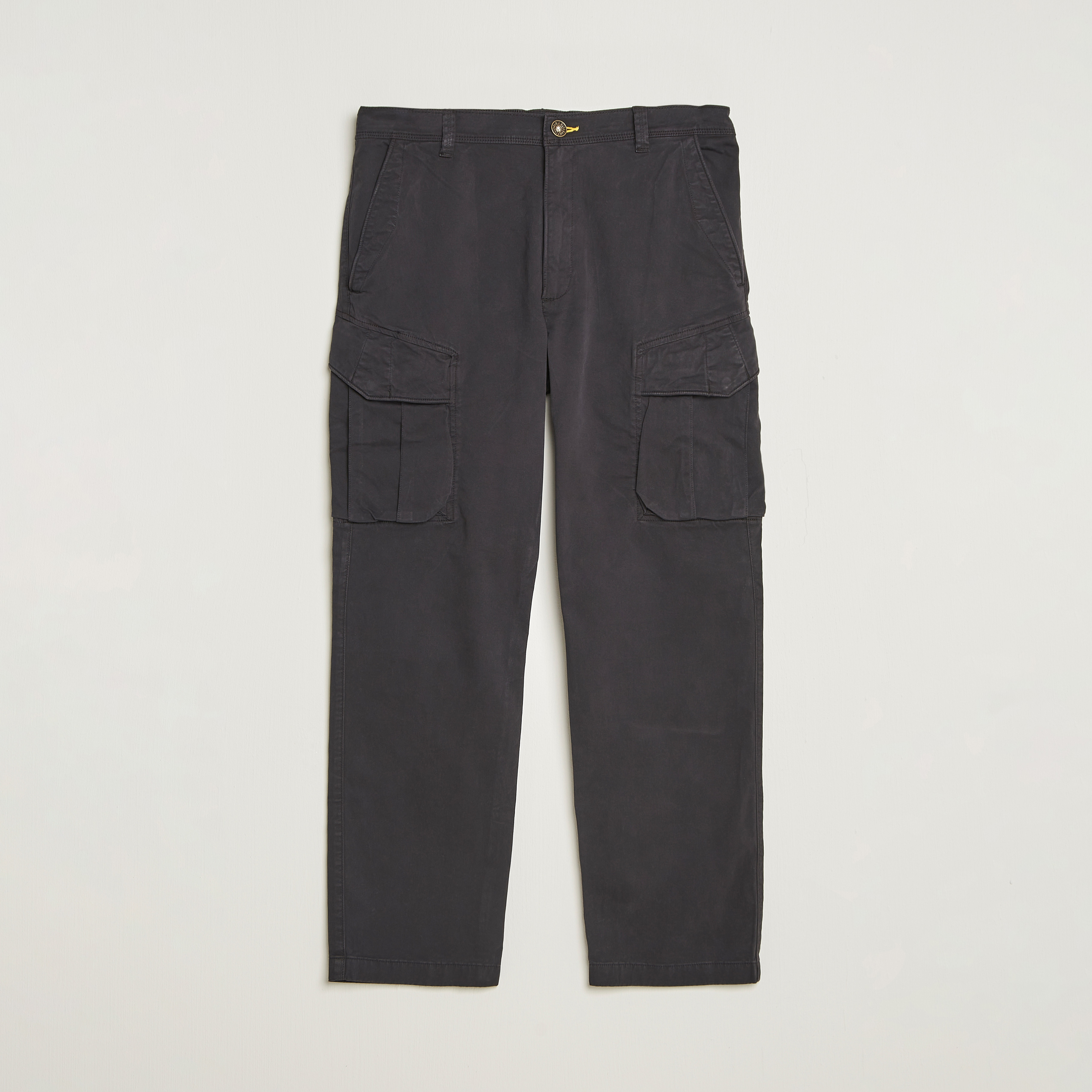 Parajumpers Edmund Garment Dyed Claimer Pants Black - CareOfCarl.dk