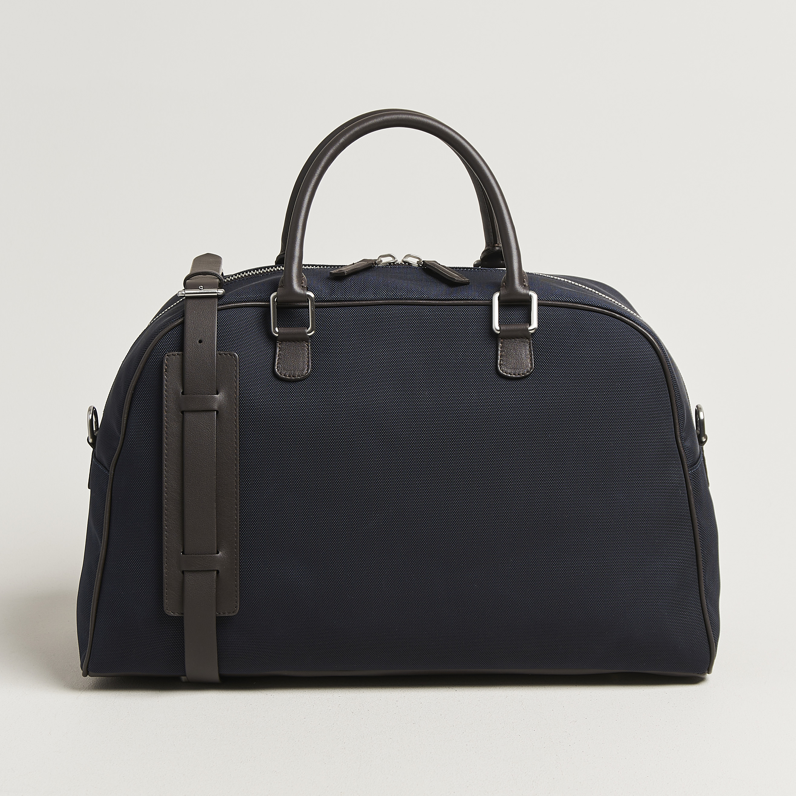Anderson's Balistic Nylon/Leather Weekendbag Navy - CareOfCarl.dk