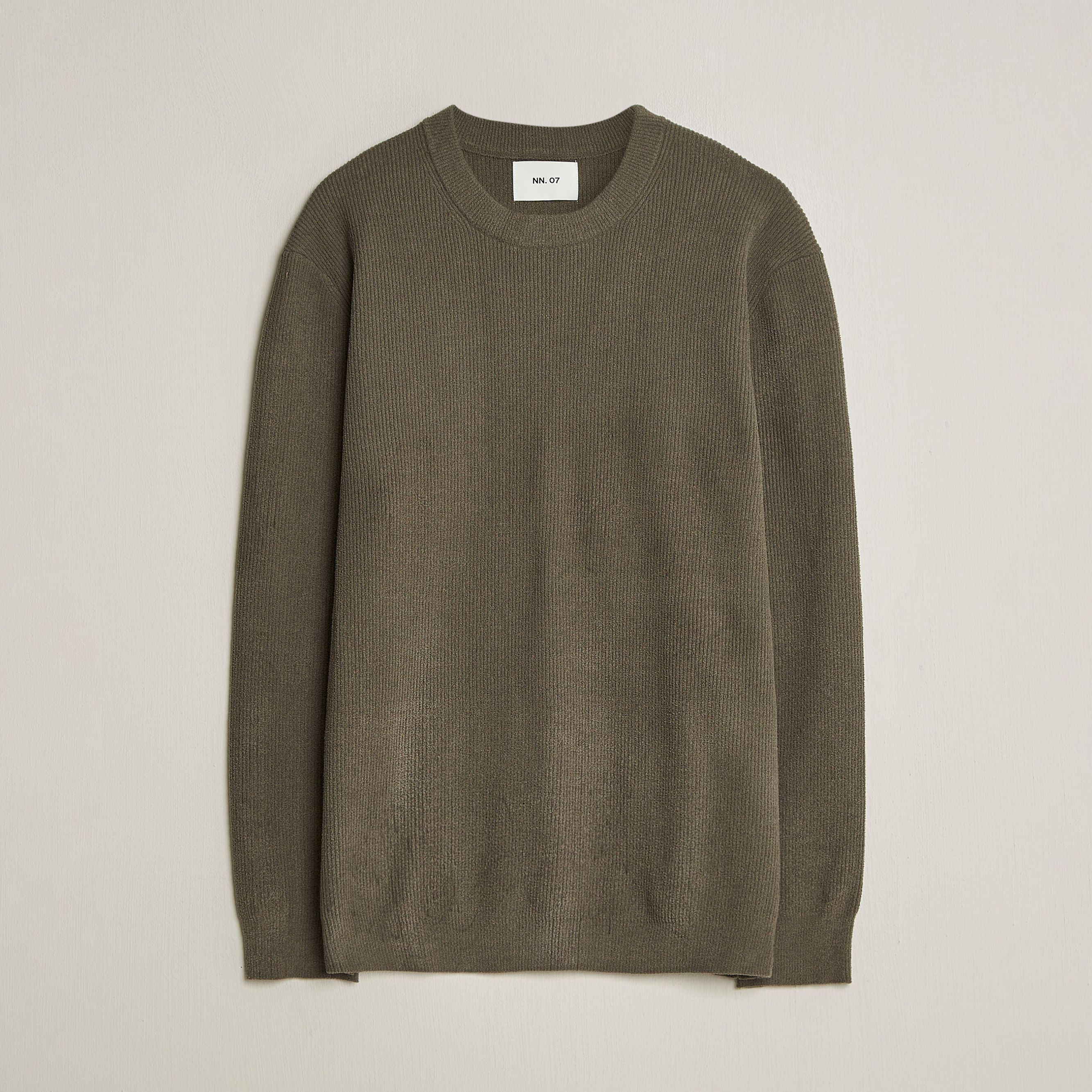NN07 Danny Knitted Sweater Capers Green - CareOfCarl.dk