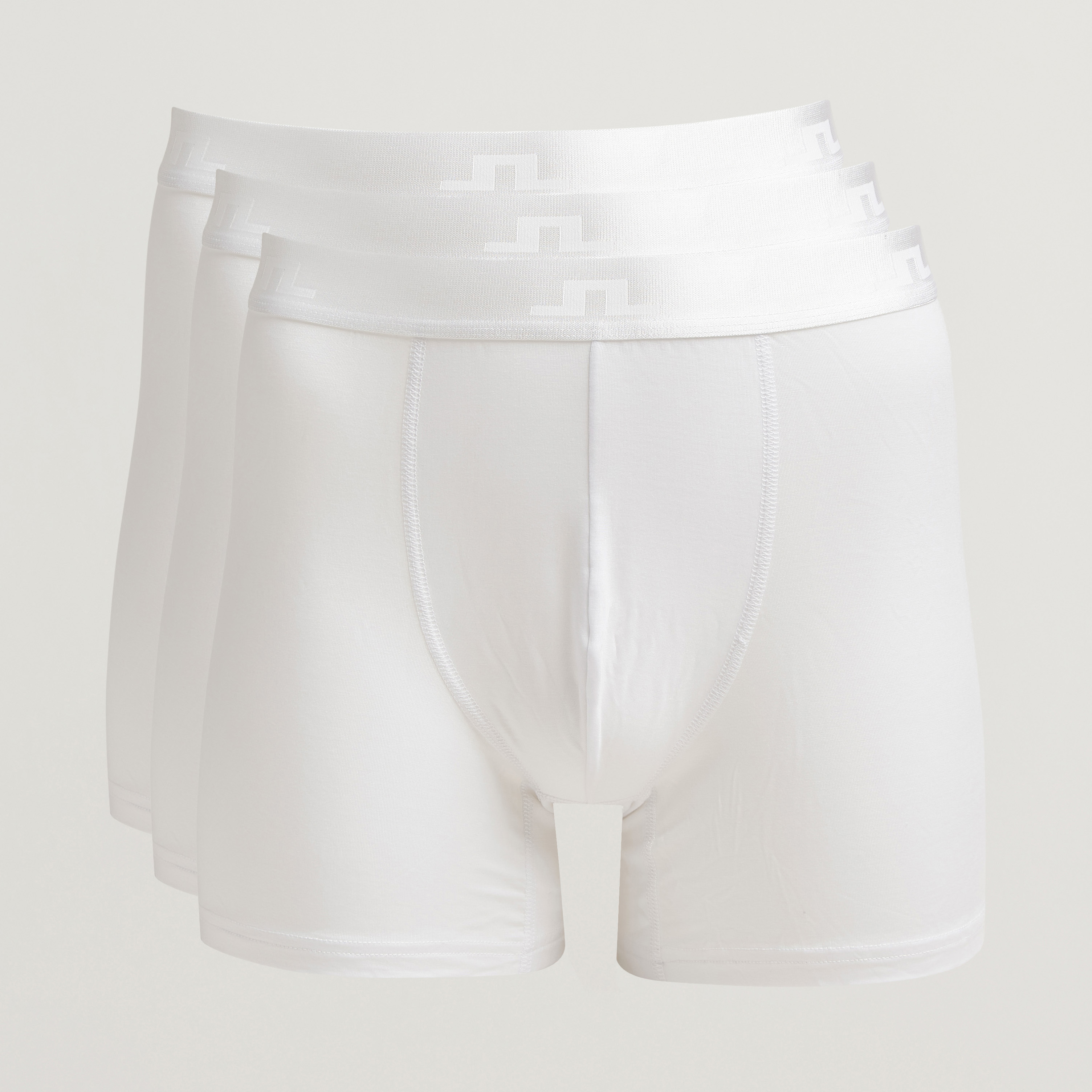 J.Lindeberg 3-Pack Bridge Lyocell Boxer White - CareOfCarl.dk