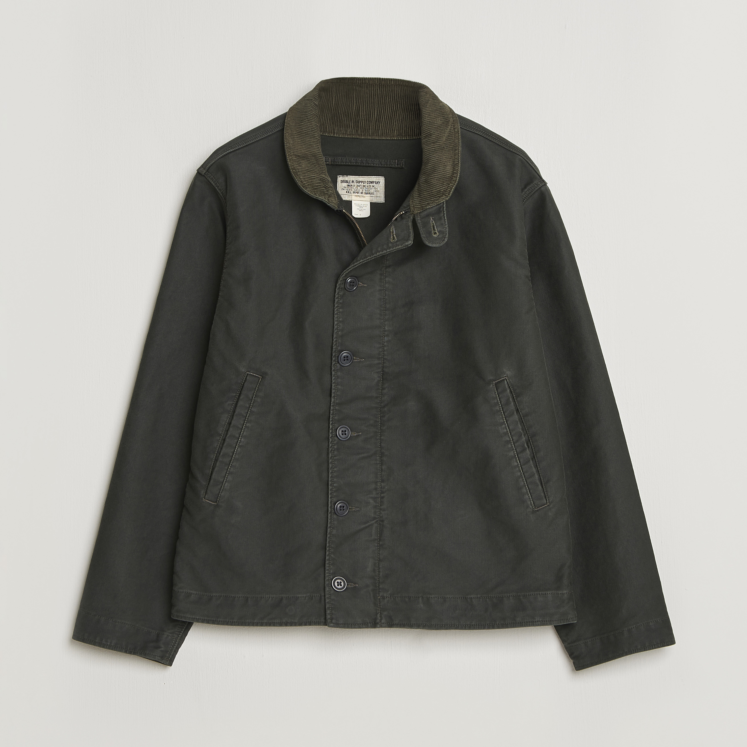 RRL Bower Deck Jacket Vintage Black - CareOfCarl.dk