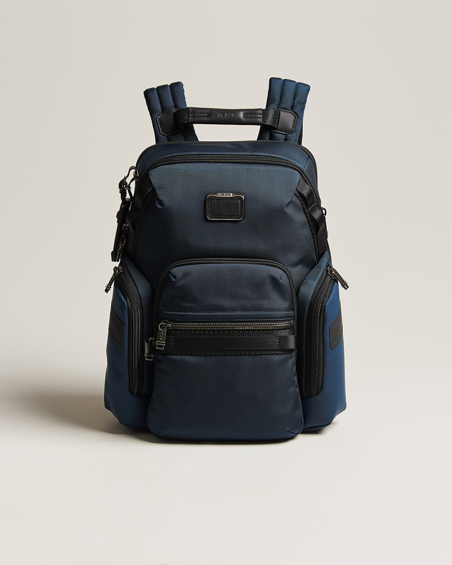 TUMI Alpha Bravo Navigation Backpack Navy - CareOfCarl.dk