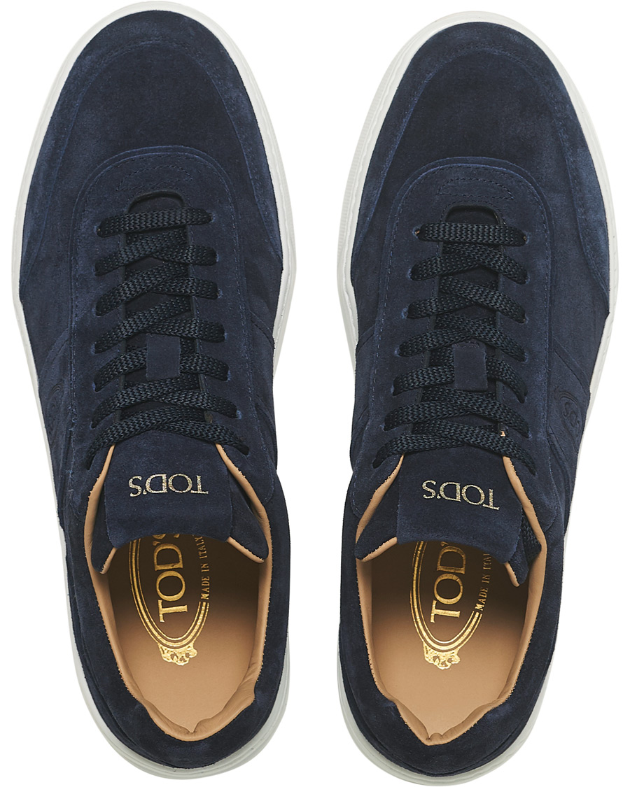 Tod's Cassetta Alta Sneaker Navy Suede - CareOfCarl.dk